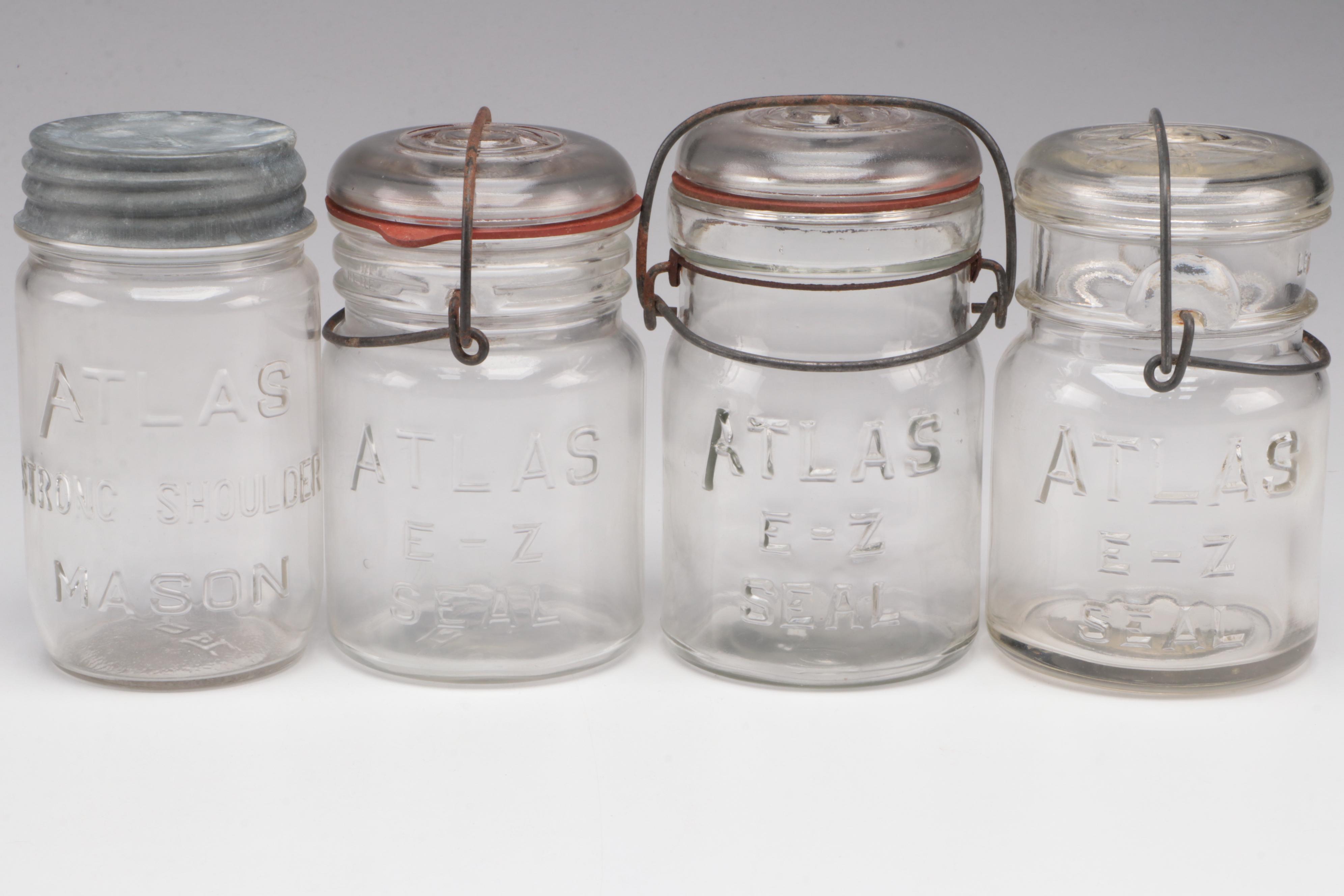 Mason's and Hazel-Atlas Glass Canning Jars | EBTH