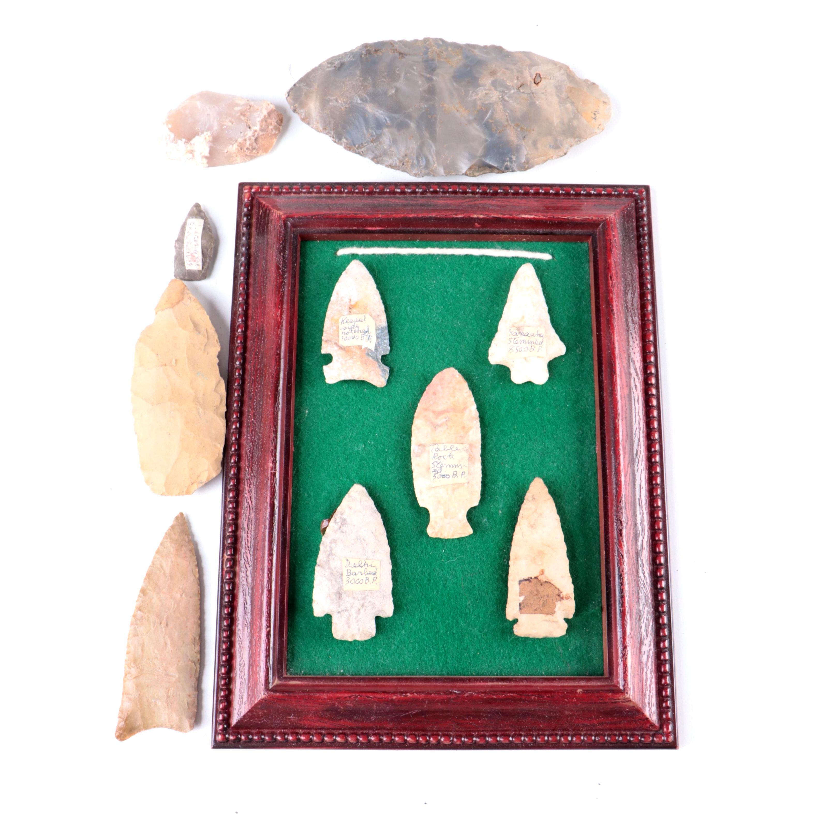 Archaic Stone Projectile Points and Arrowheads | EBTH