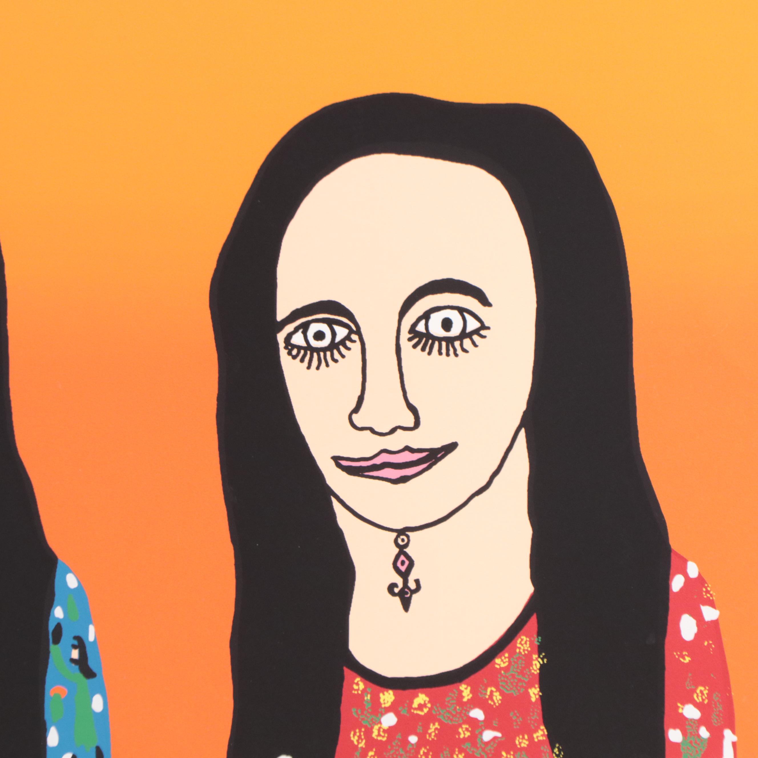 Howard Finster Folk Art Serigraph of Mona Lisa, Late 20th Century | EBTH