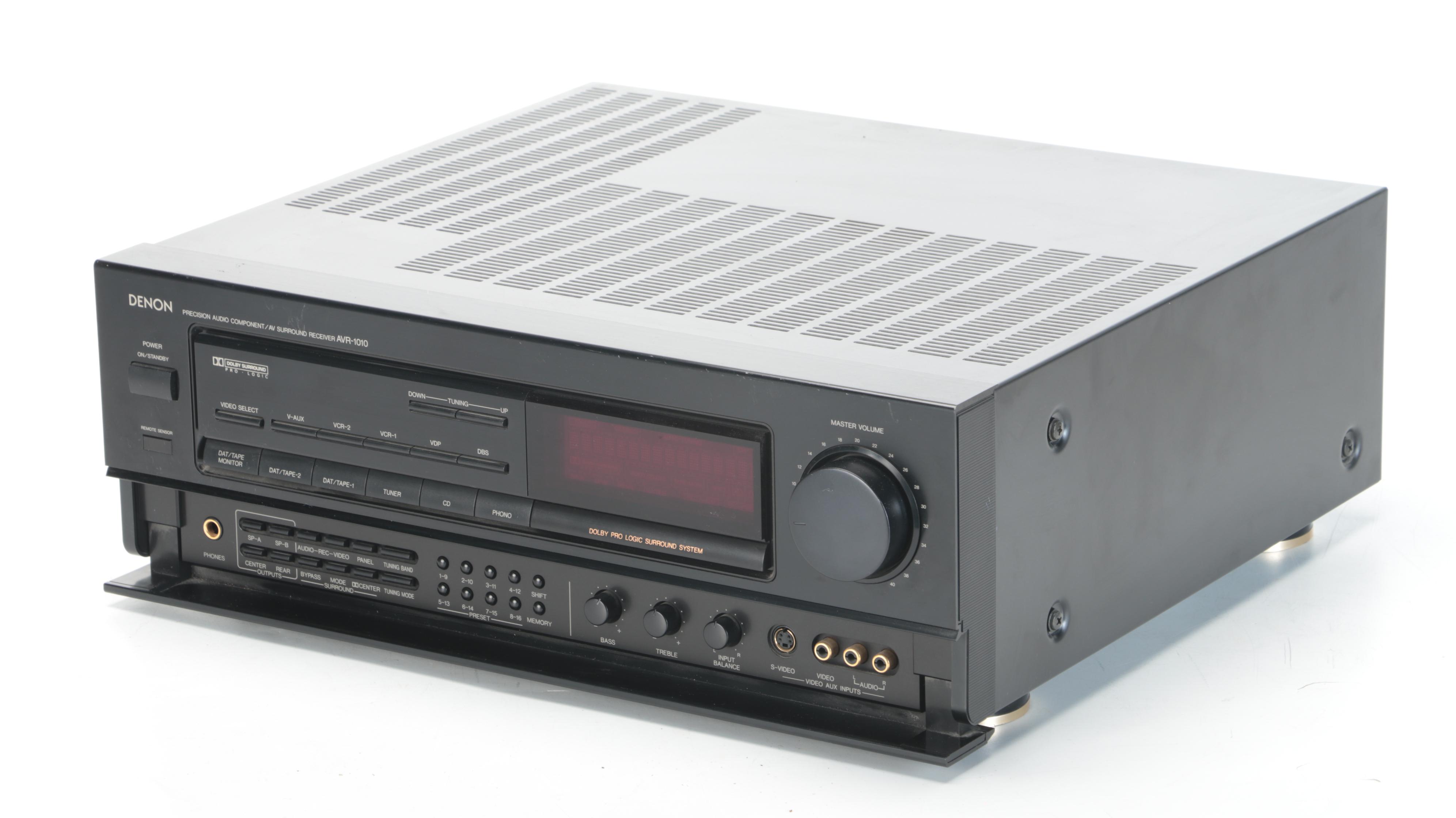 Marantz NR1608 Receiver and Denon AVR-1010 A/V Surround Receiver | EBTH