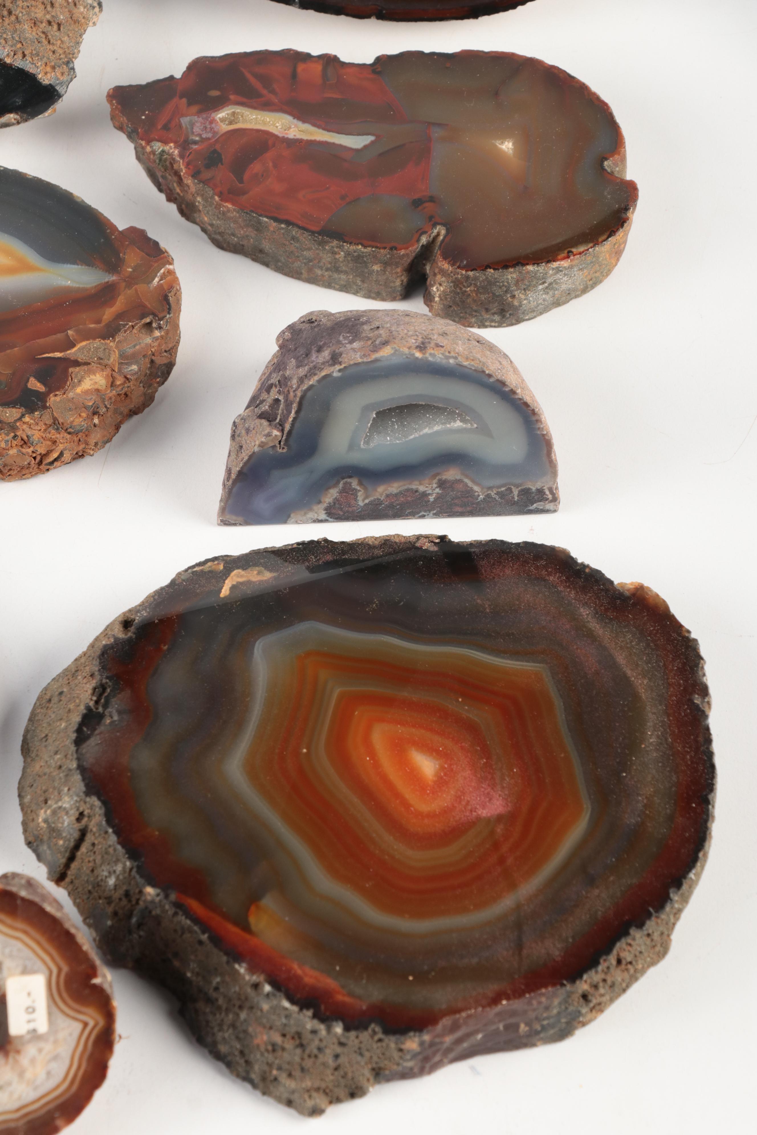 Banded Agate Slabs and Geode Specimens | EBTH