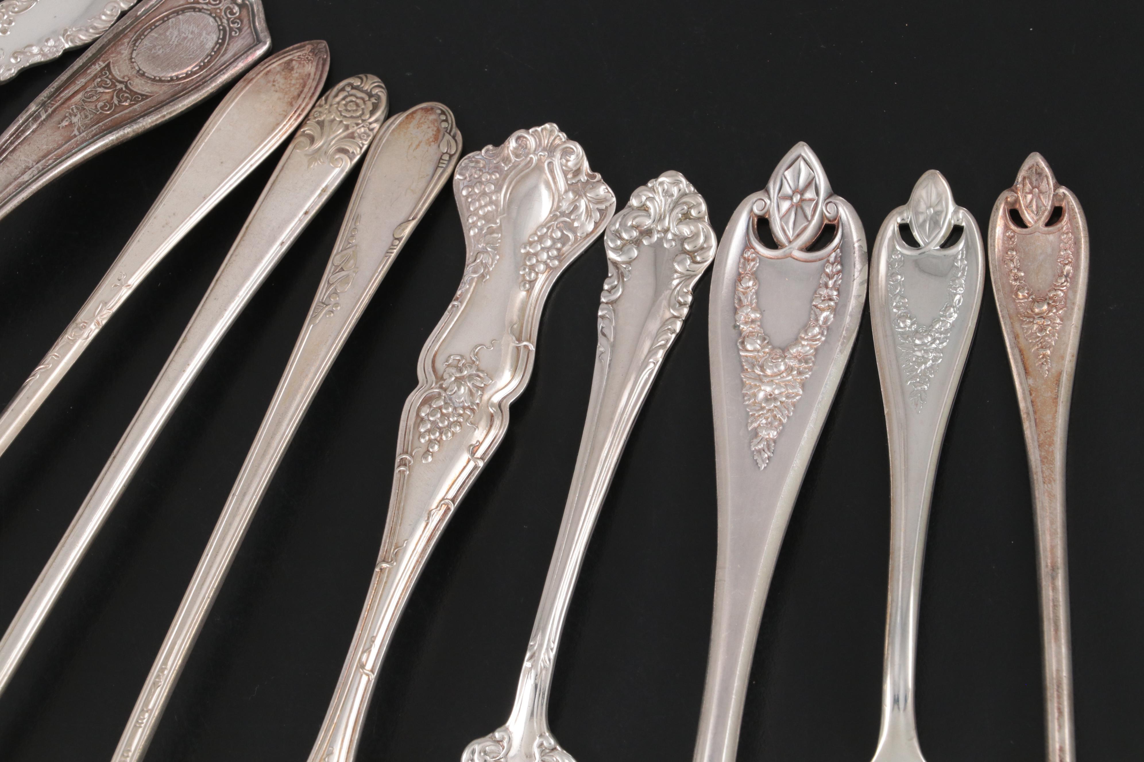 Holmes & Edwards "Napoleon" Silver Plate Flatware Collection, Mid-20th ...