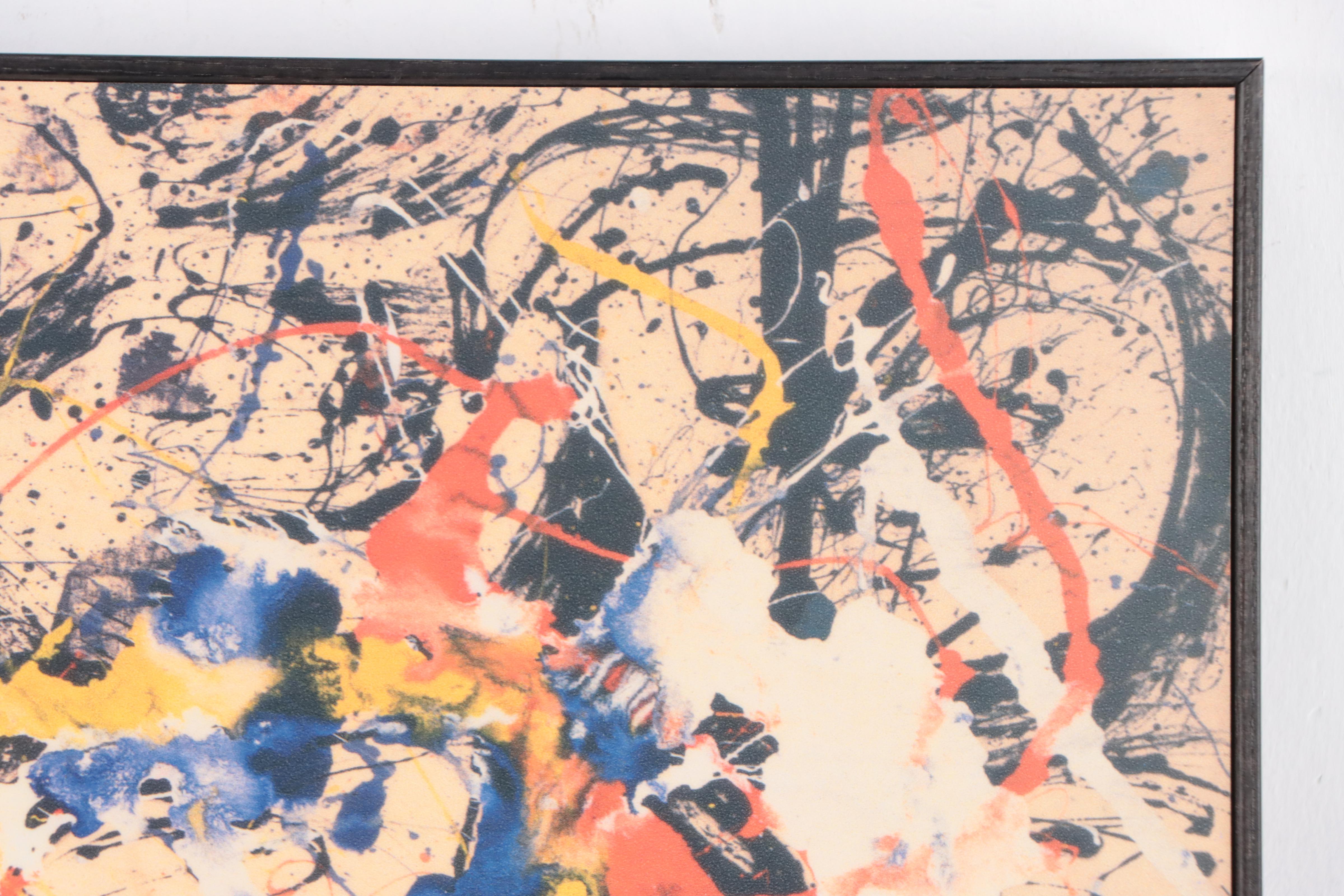 After Jackson Pollock Offset Lithograph "Convergence" | EBTH