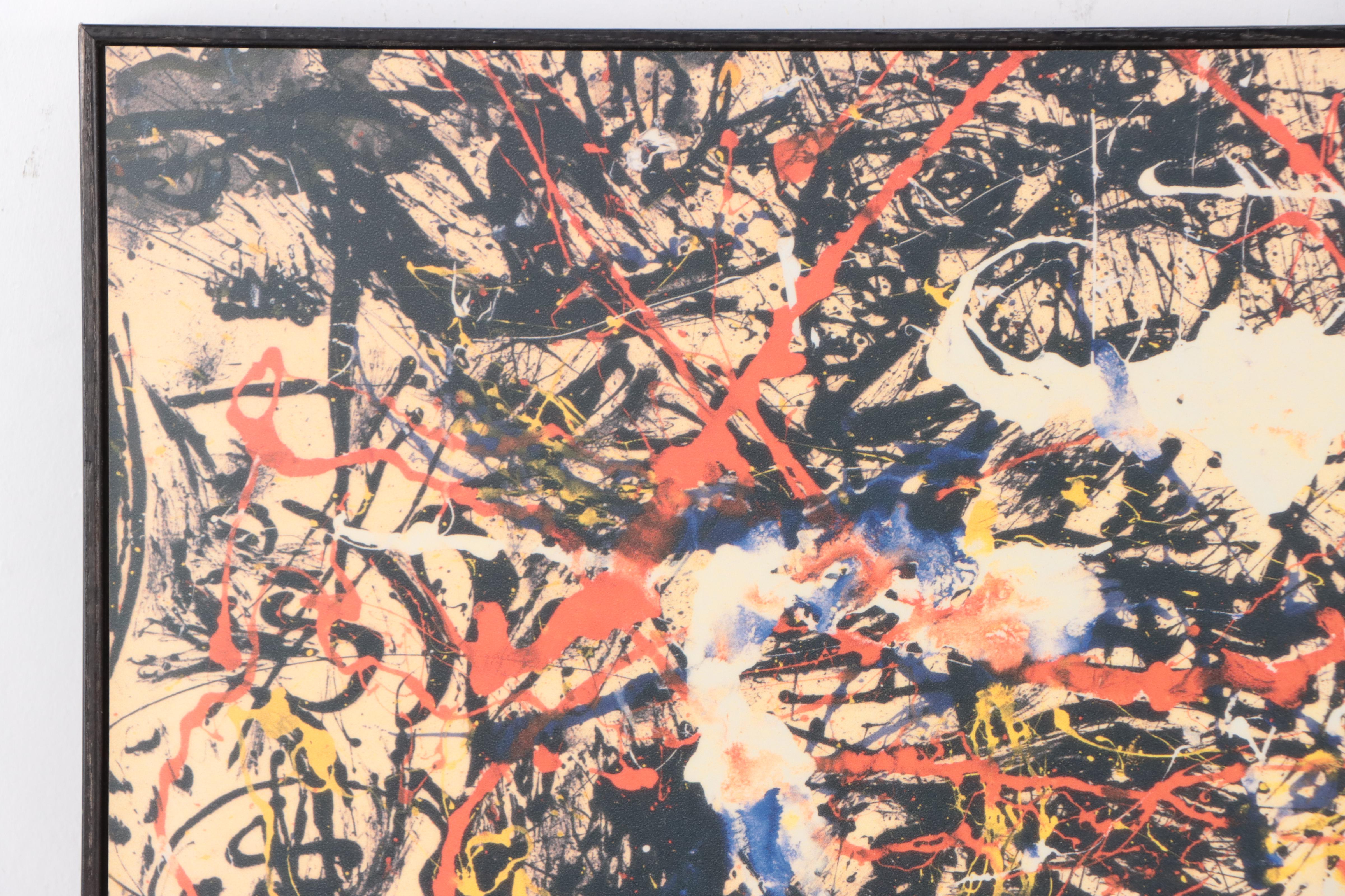 After Jackson Pollock Offset Lithograph "Convergence" | EBTH