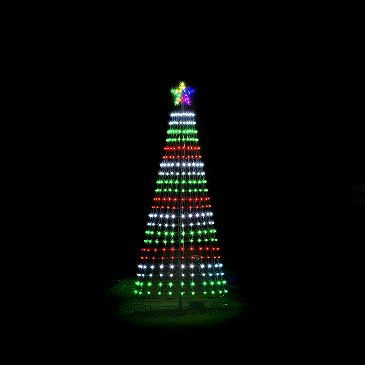 7 1/2' Synchronized Musical Pixel Tree | EBTH