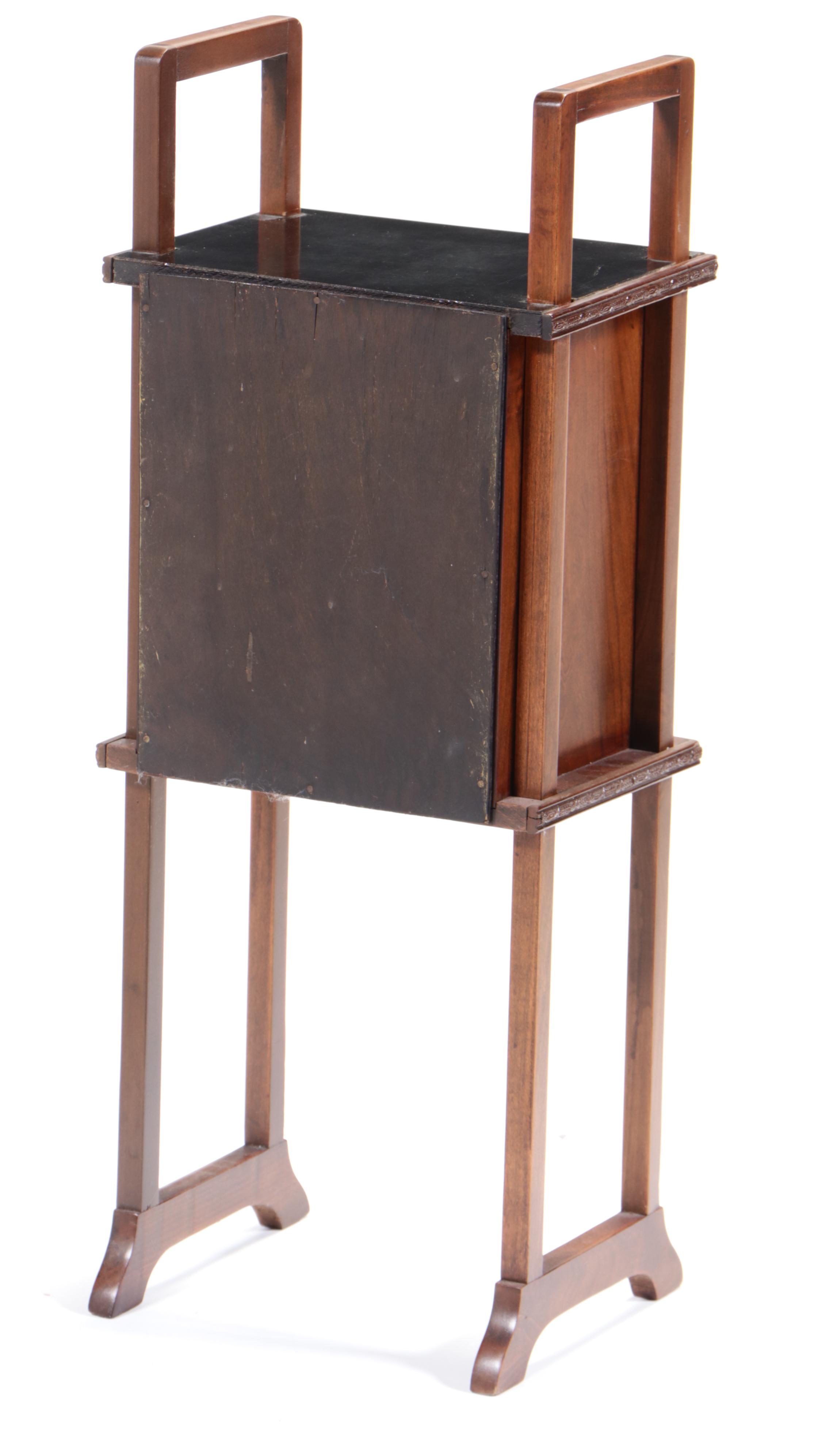 Art Deco Style Wooden Humidor Chair Side Table, Early to Mid-20th ...