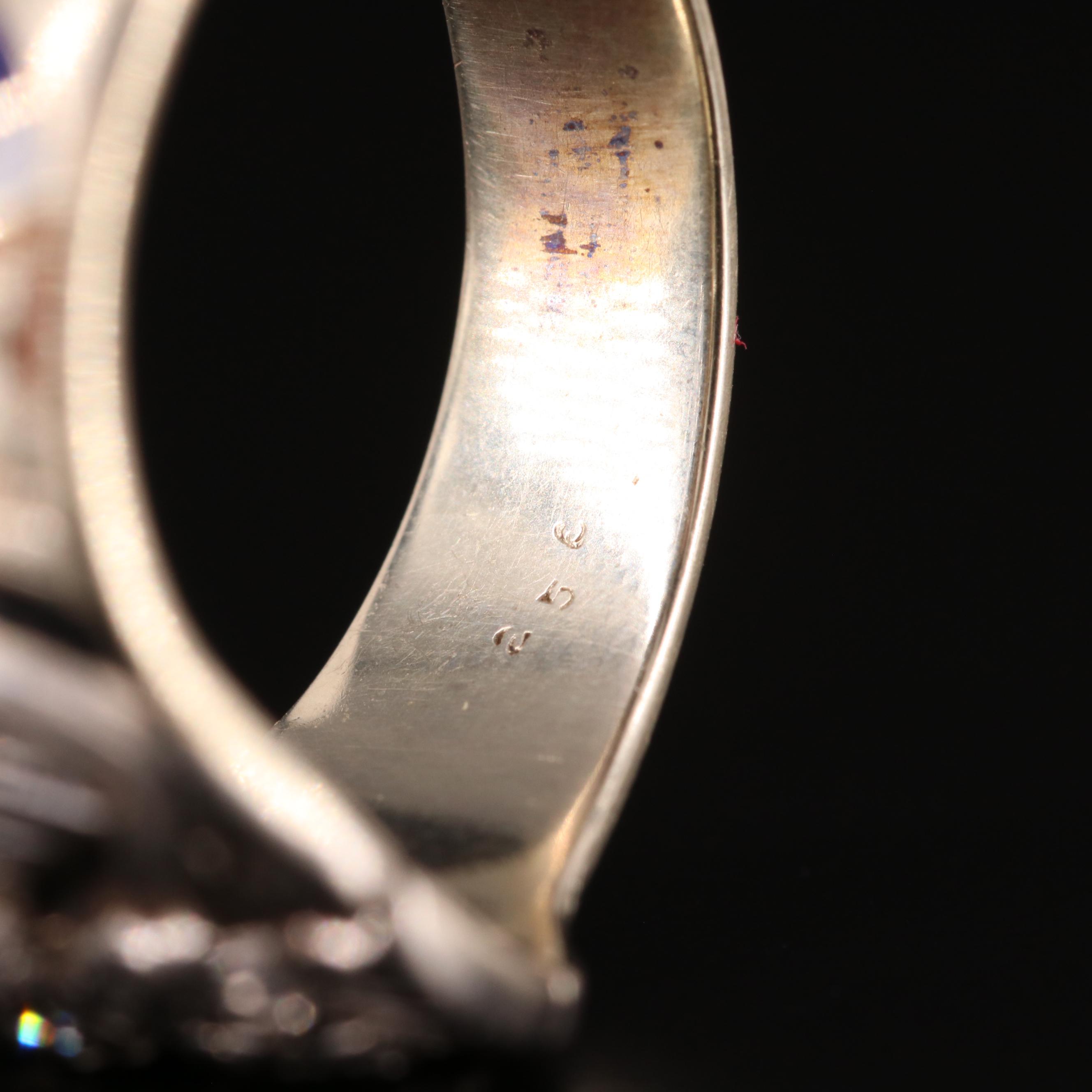 10K Diamond and Enamel Fraternal Order of Eagles Ring | EBTH