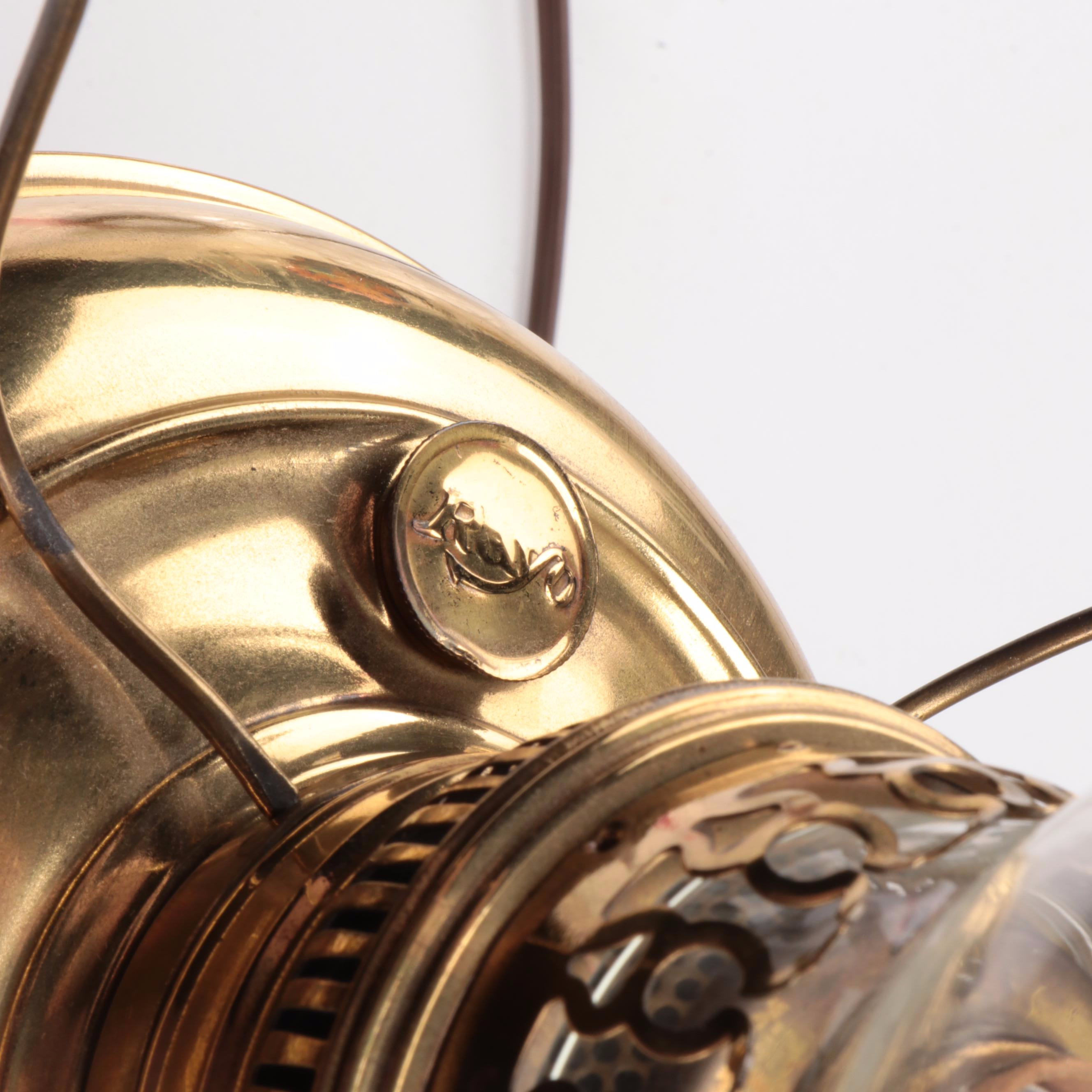 Pressed Glass Lamp with Fenton Honeysuckle Coin Dot Shade and Rayo ...