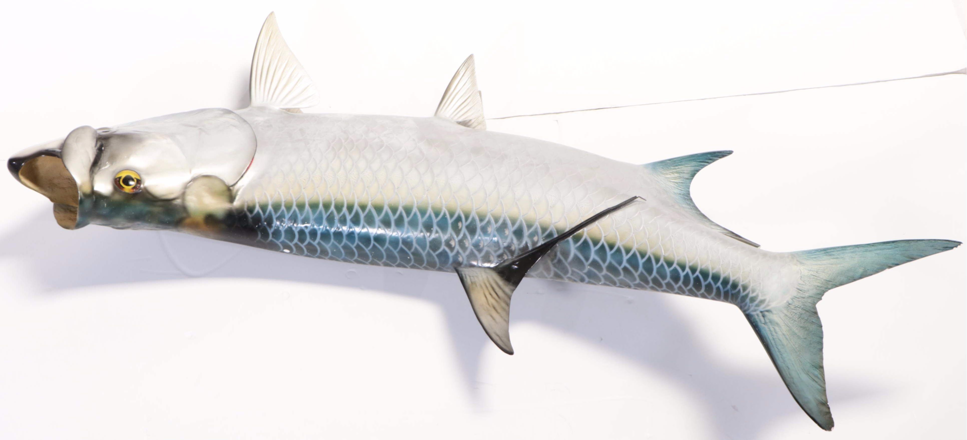 Atlantic Tarpon Taxidermy Fiberglass Model | EBTH