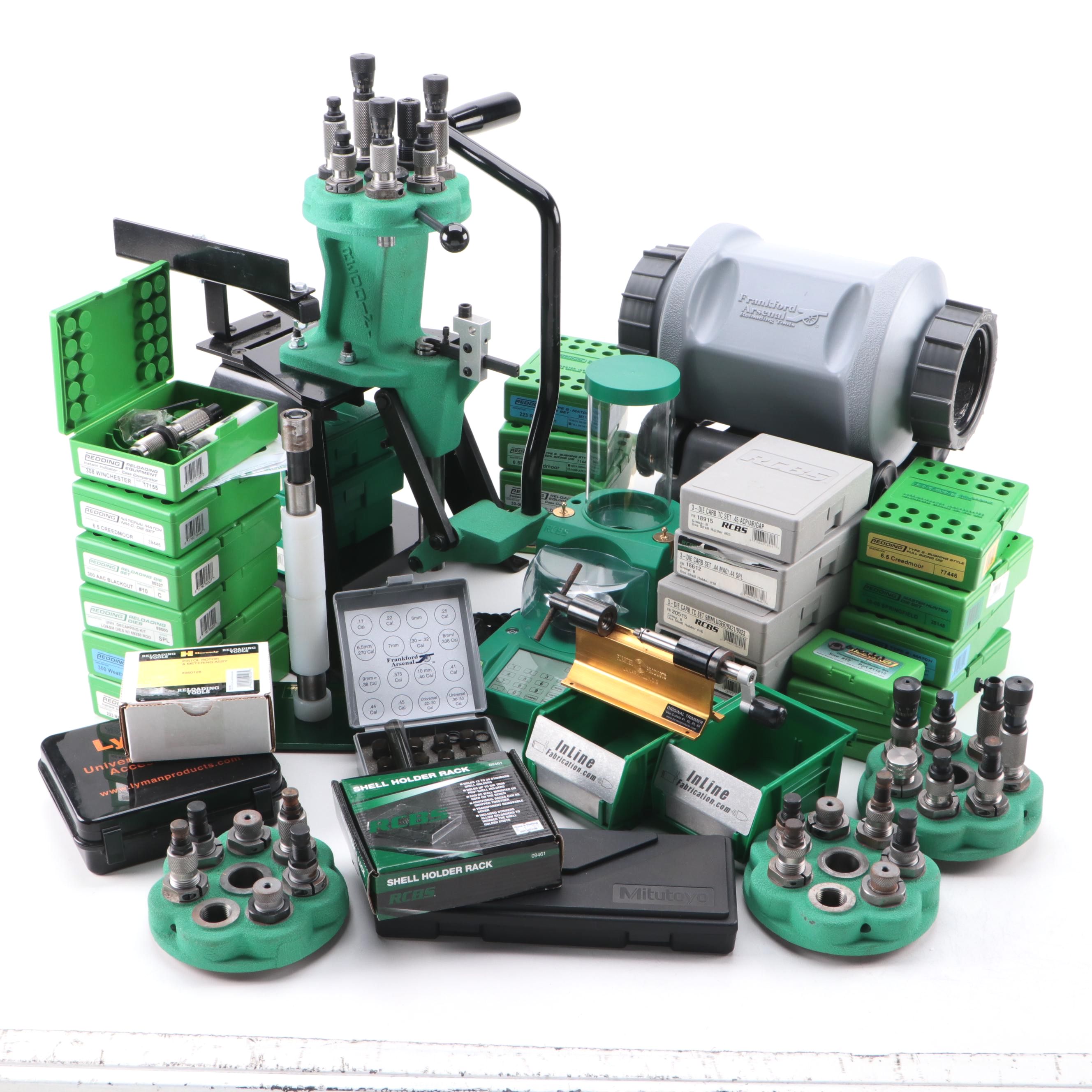 Redding T-7 Turret Reloading Press, Tumbler, More Die Sets, Reloading ...