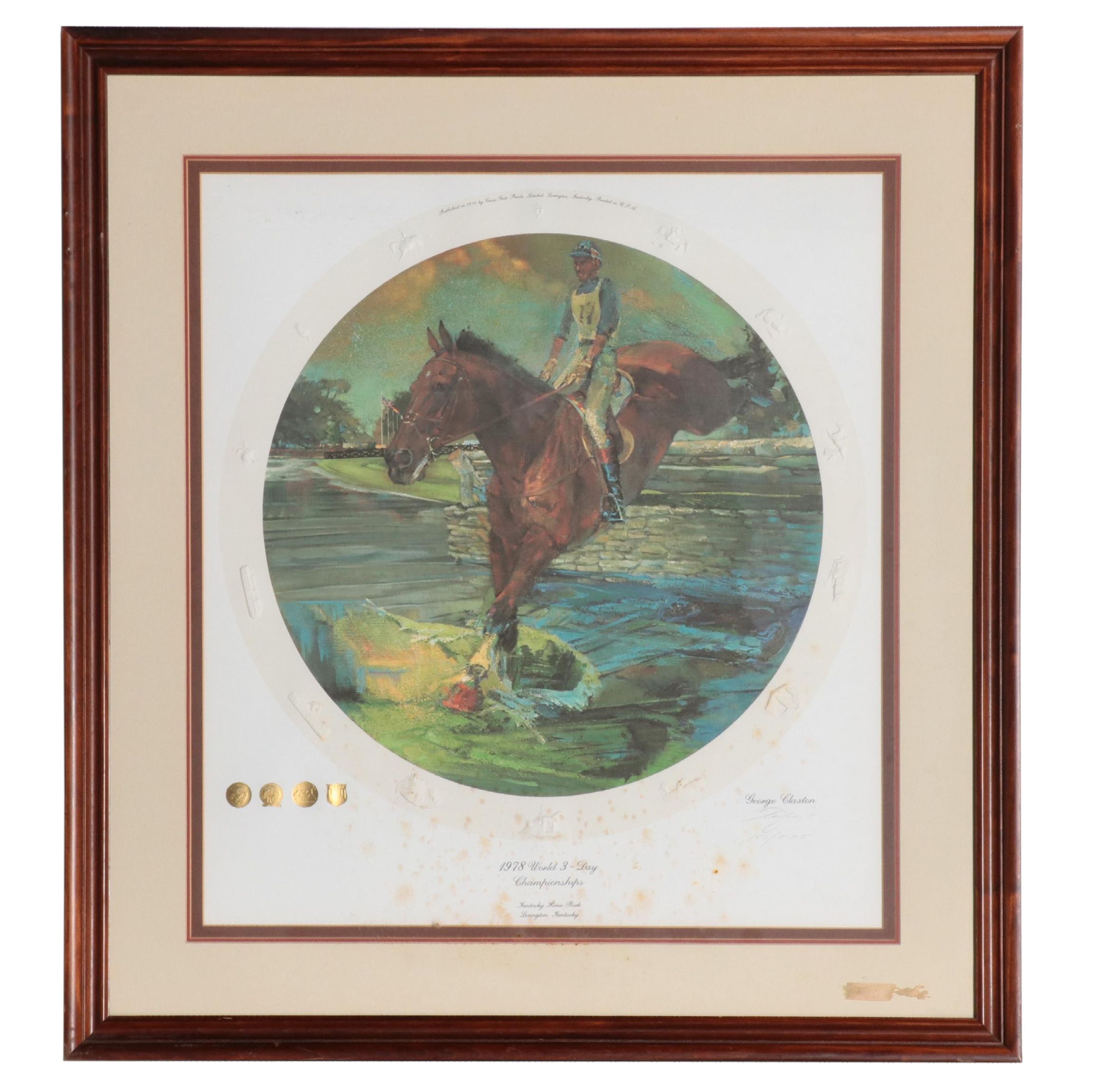 George Claxton Offset Lithograph "1978 World 3-Day Championships," 1978 ...