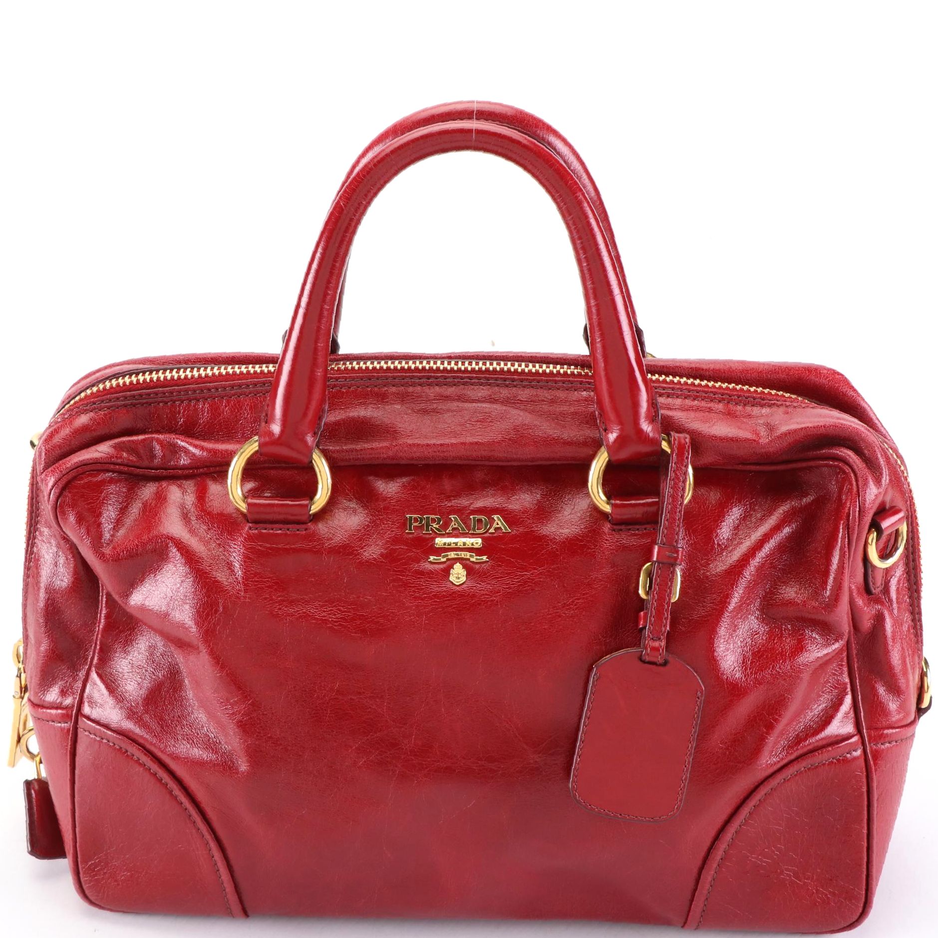 Prada Leather Two-Way Bag | EBTH