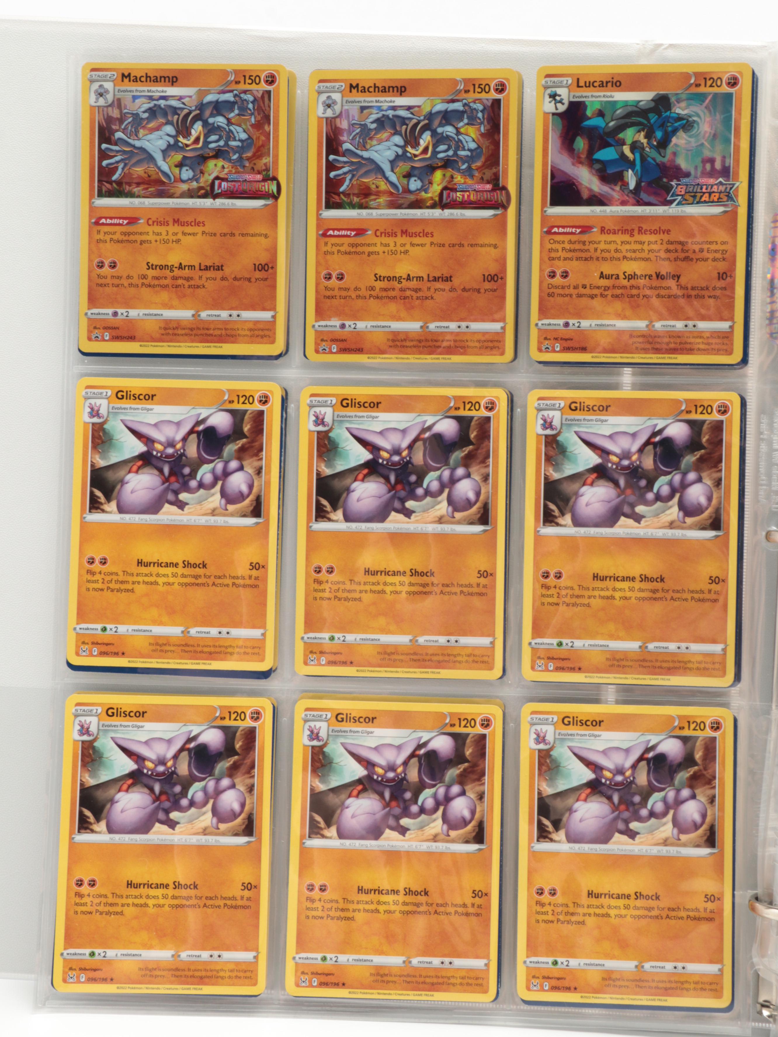 Pokémon Card Collection Featuring Holo Machamp, Gengar, and More, 2010s ...
