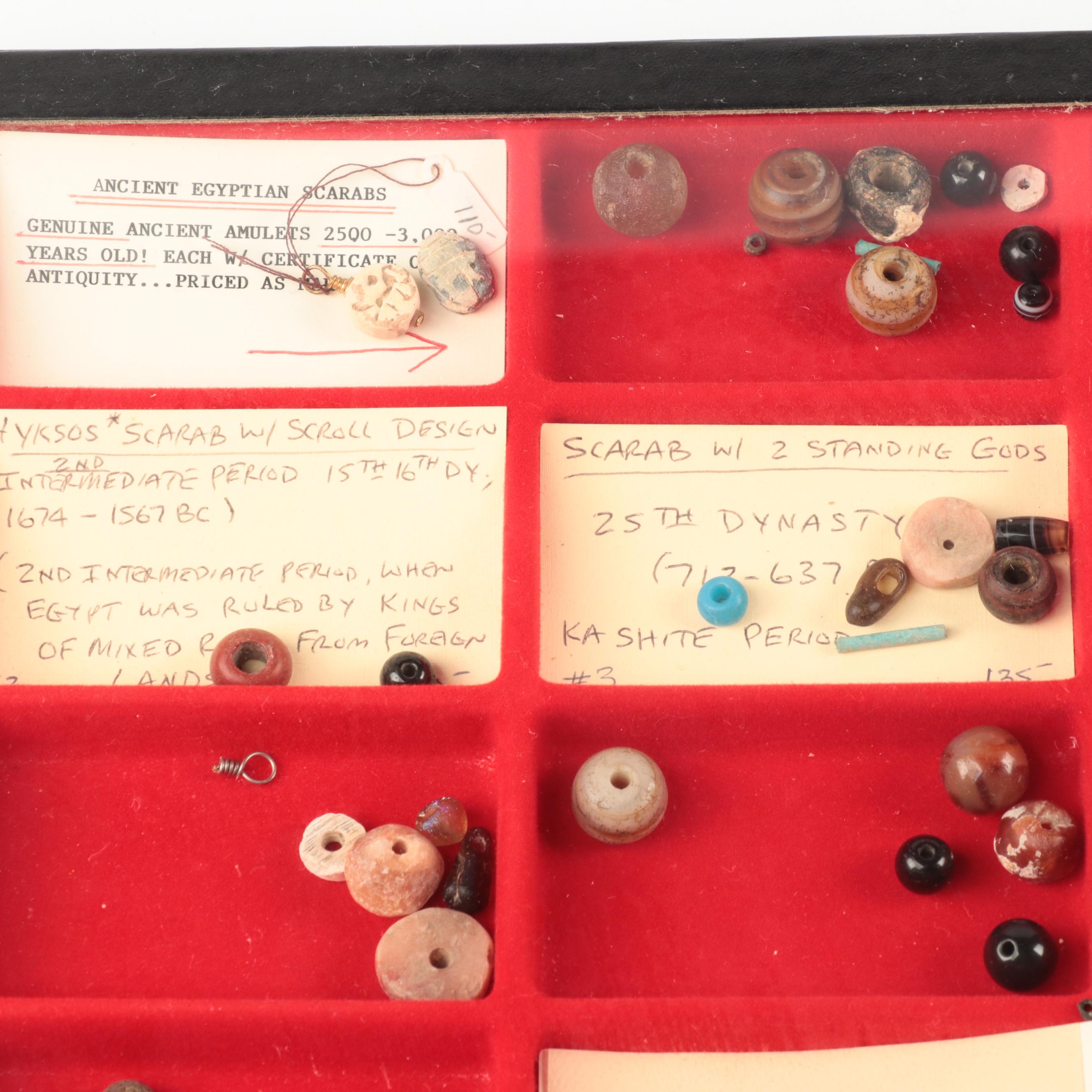 Ancient Egyptian, Roman and Pre-Columbian Beads, Scarabs and Artifacts ...