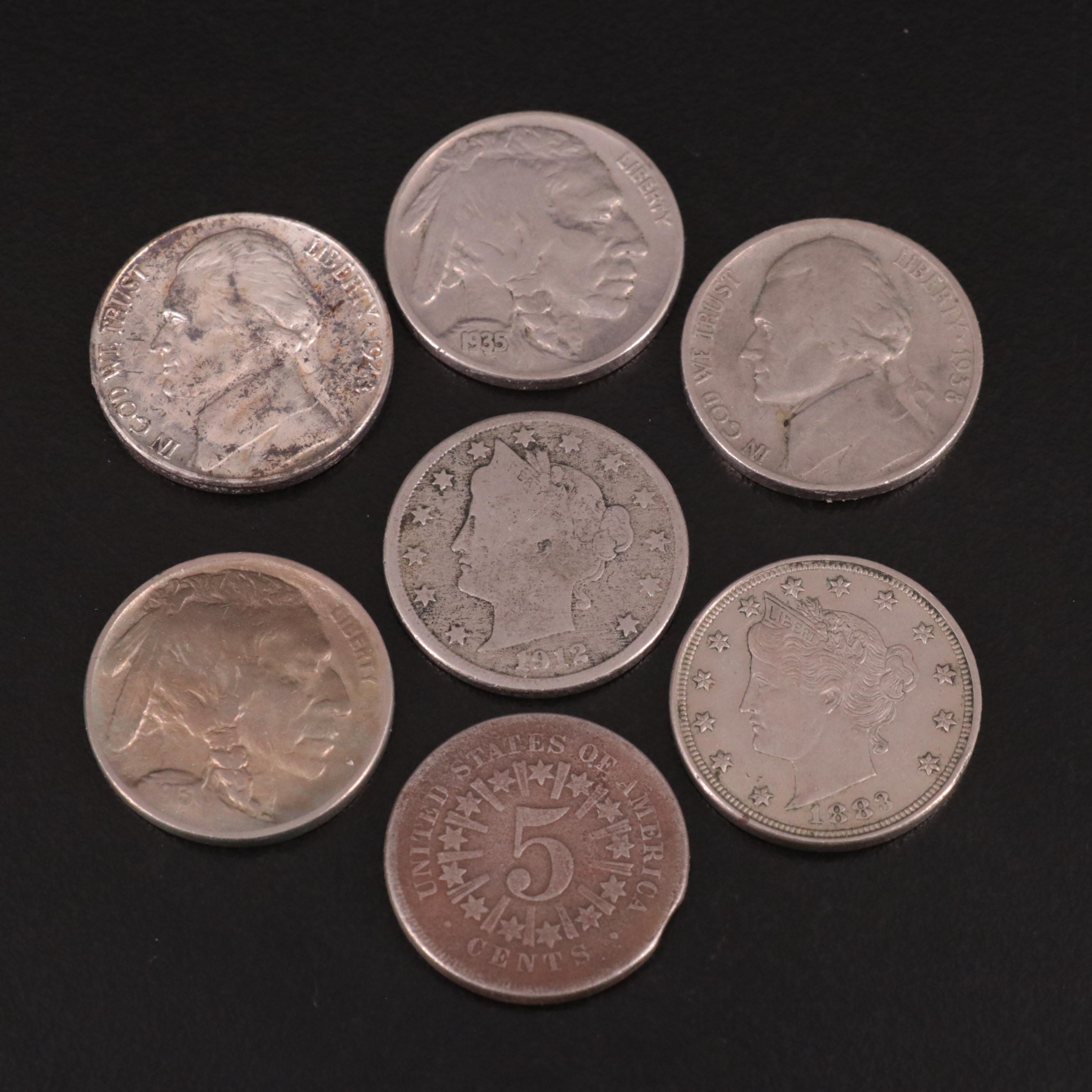 Seven Different Types of U.S. Nickels | EBTH