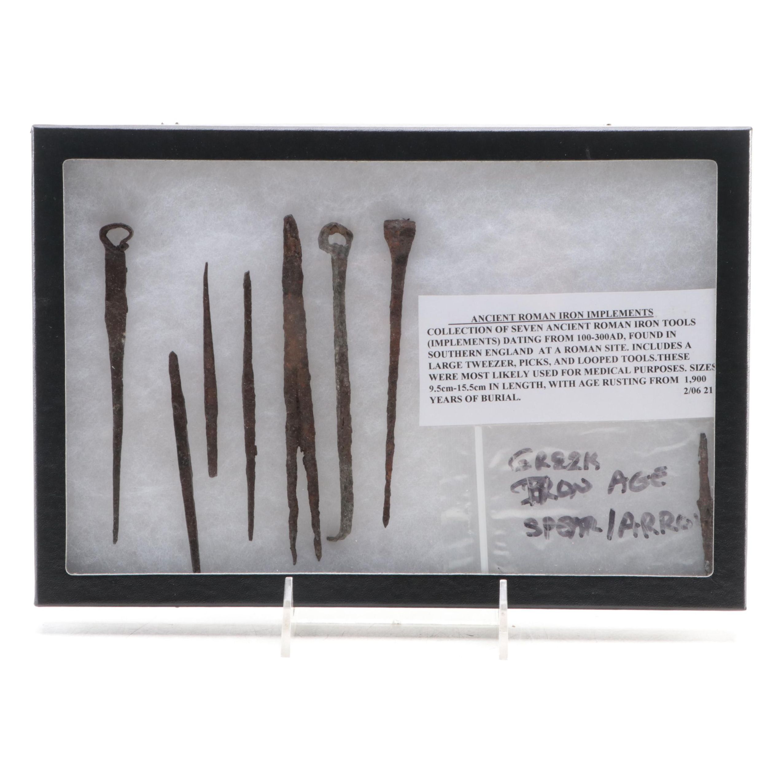 Ancient Roman and Greek Iron Medical Instruments, Circa 100-300 CE ...