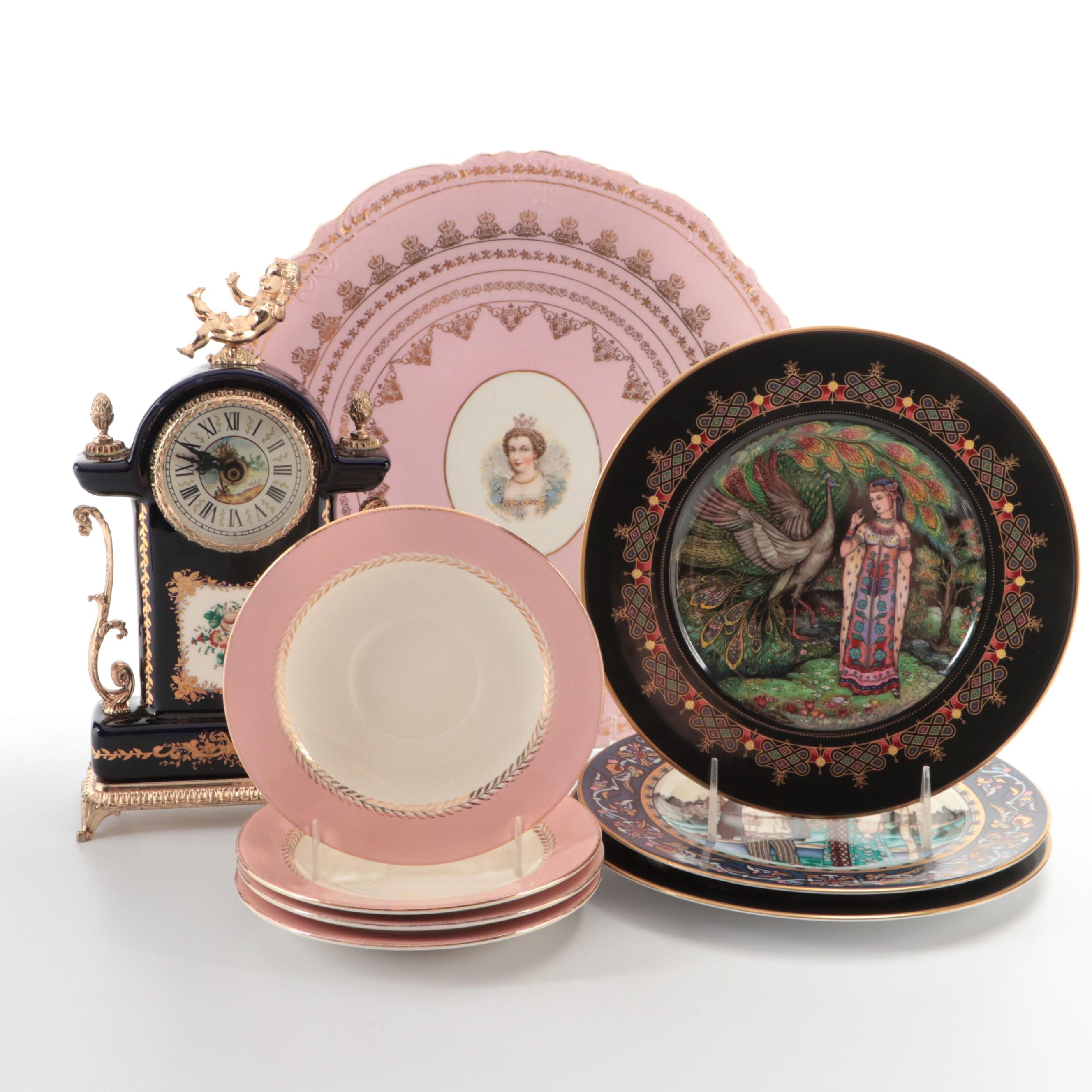 Austrian Porcelain Portrait Plate of Marie de' Medici and More Ceramic ...