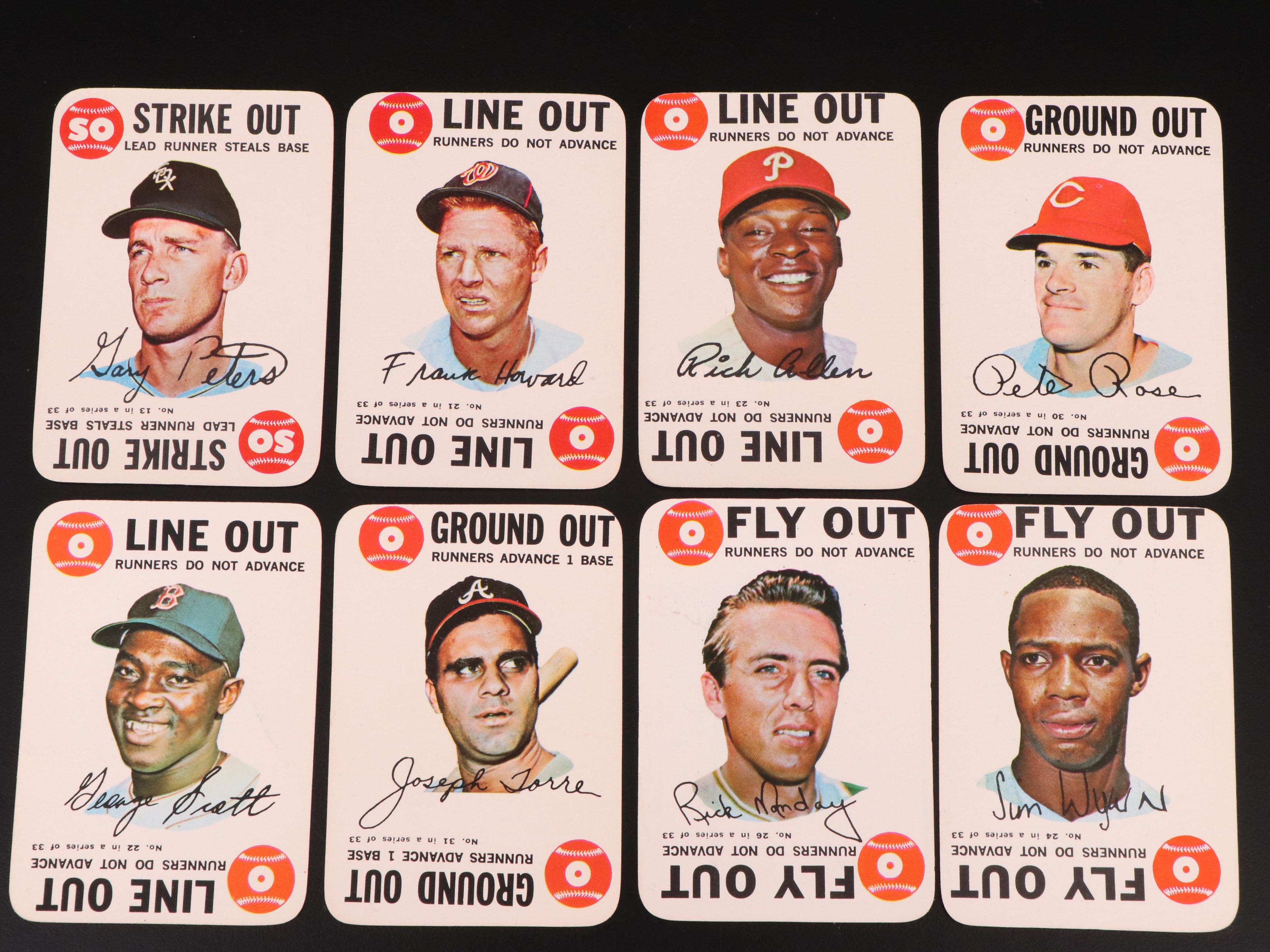 1968 Topps Game Baseball Cards Complete Set with Mantle, Mays and More ...