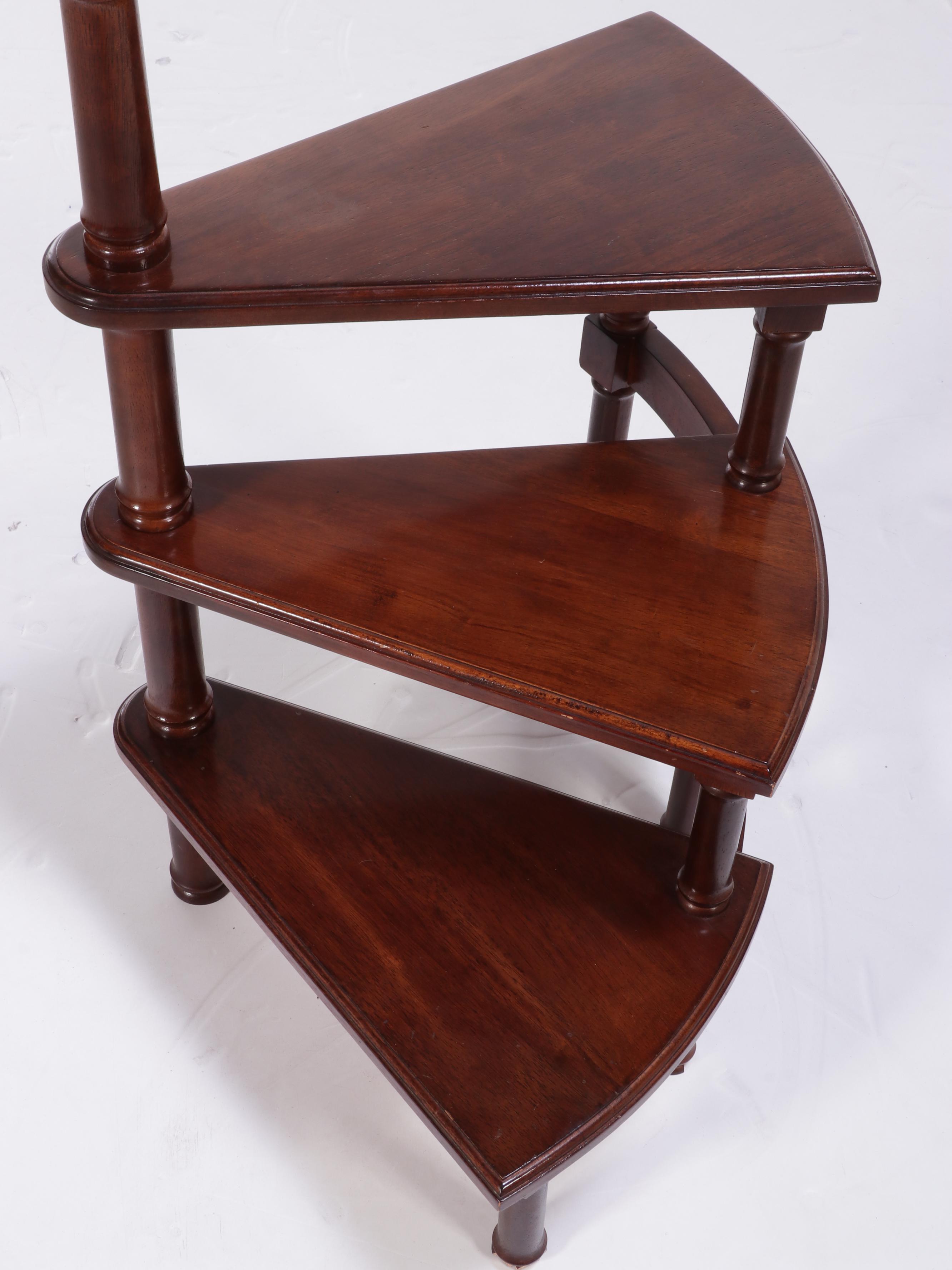 Regency Style Spiral Library Steps End Table | Everything But The House