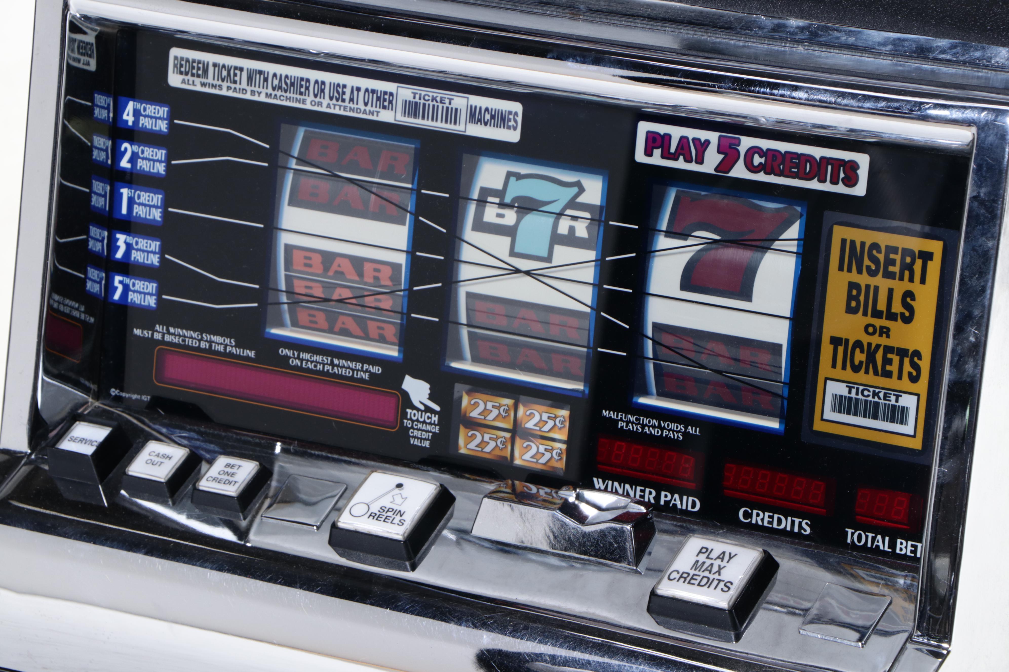 IGT Super Times 7 Bar Slot Machine | EBTH