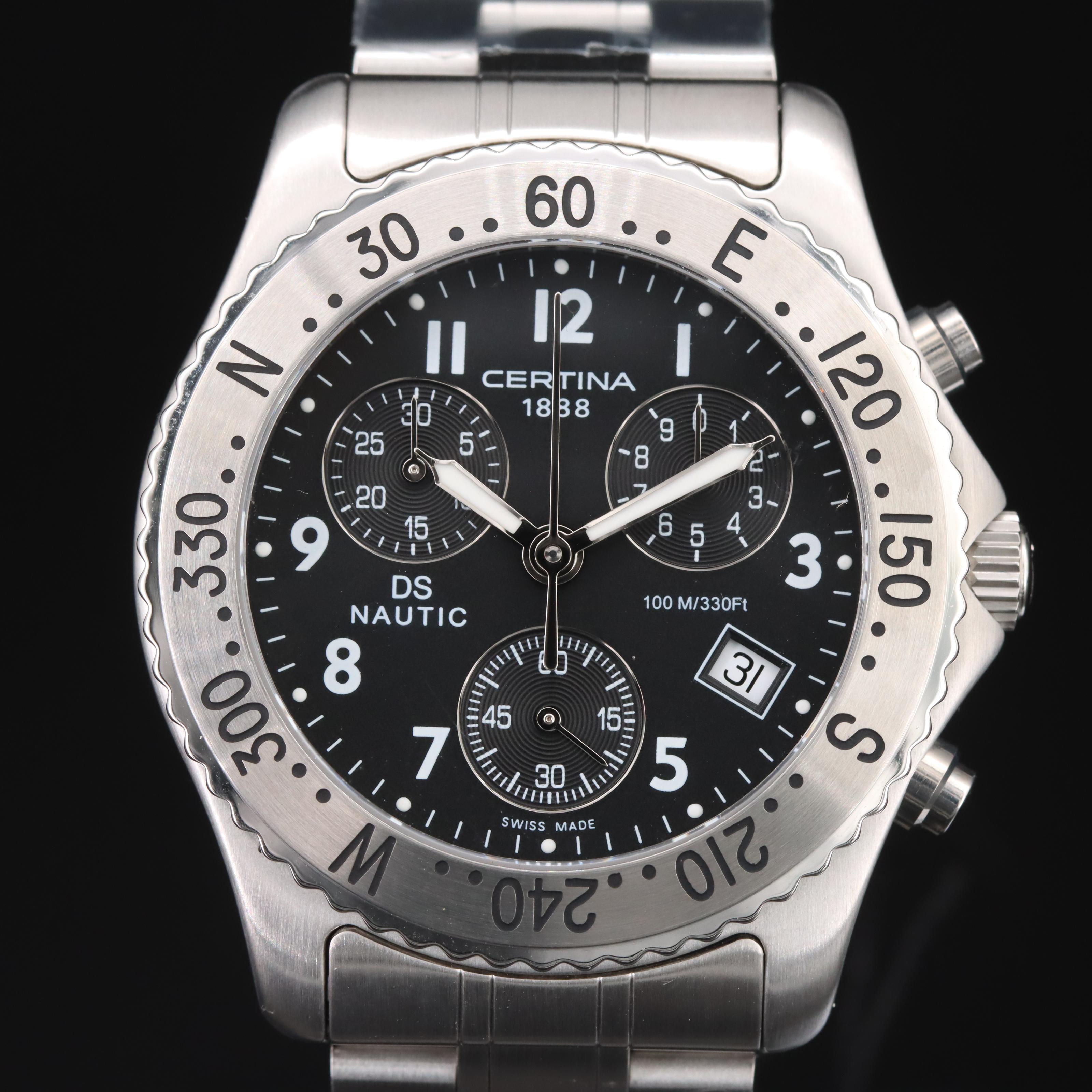 Certina DS Nautic Chronograph Wristwatch | EBTH