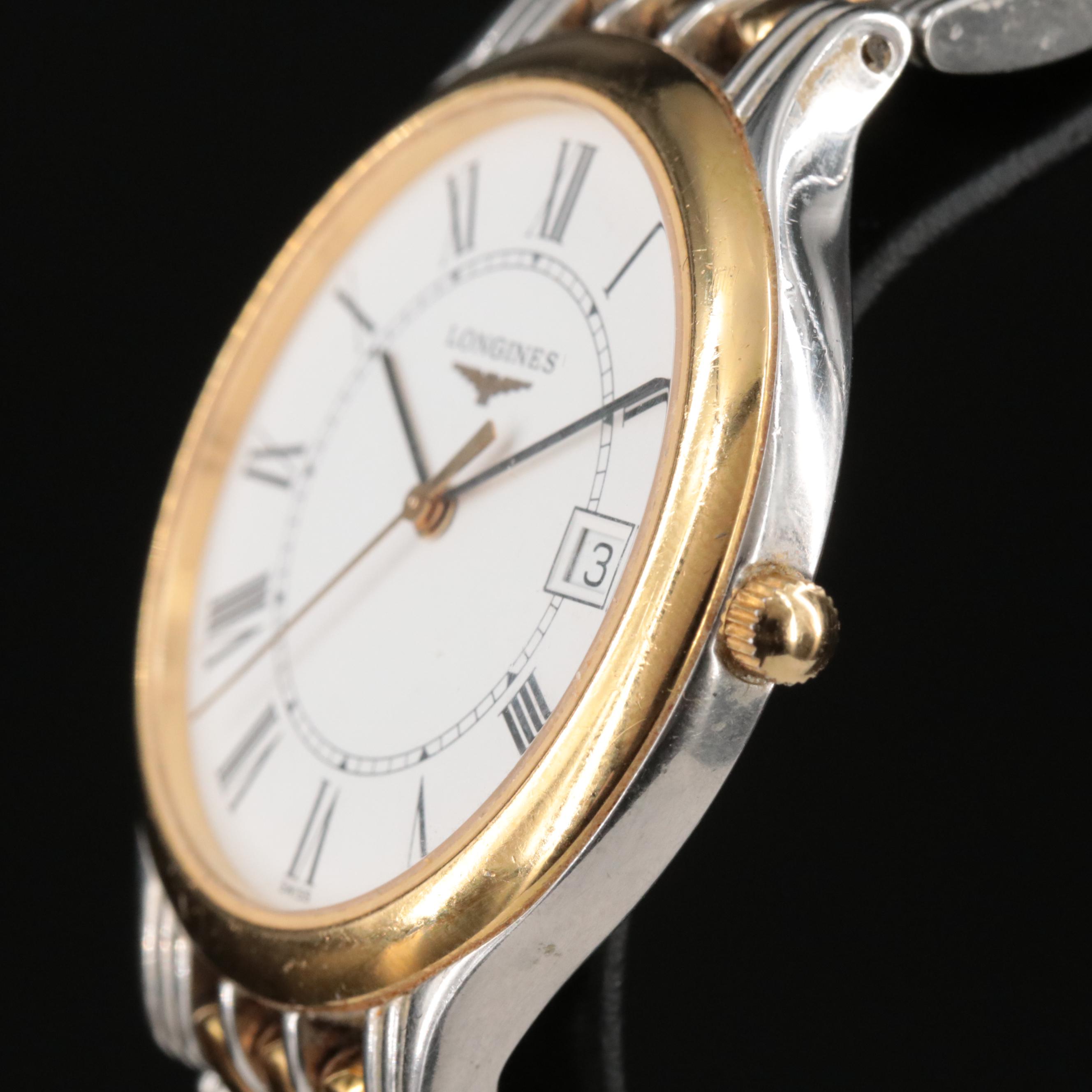 **Longines Slim Design Two-Tone Quartz Watch | EBTH