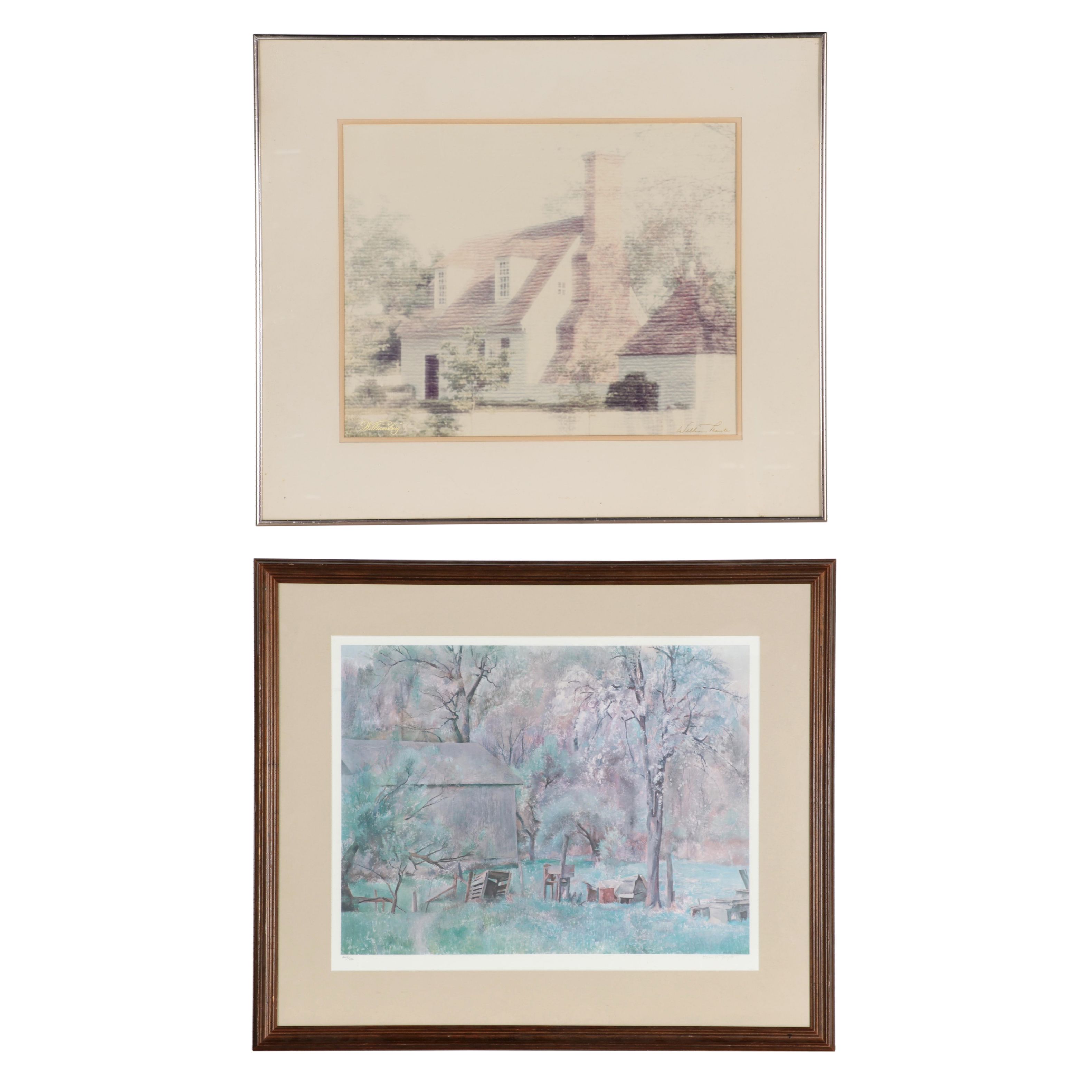 Pair of Prints Including William Plante "John Blair Kitchen" | EBTH
