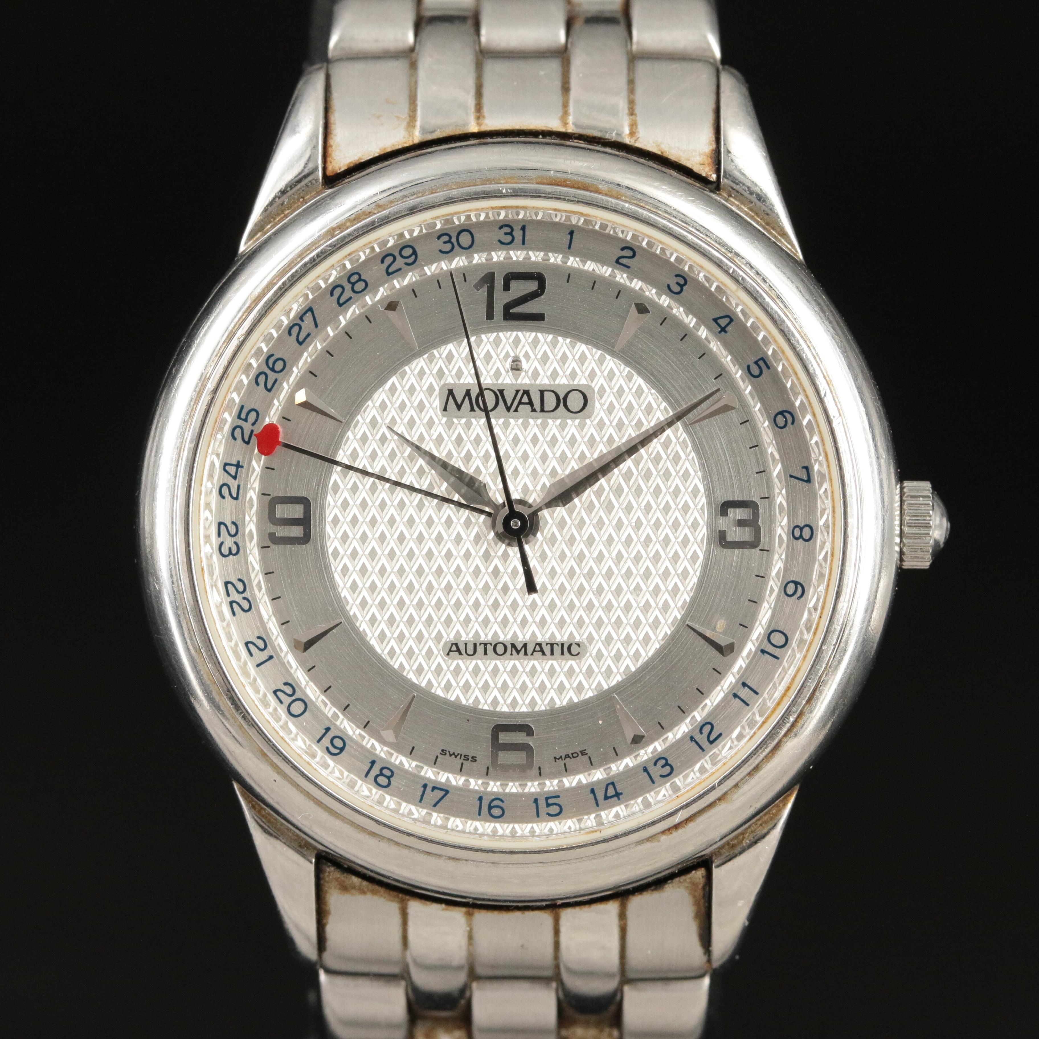 Movado Pointer Date Automatic Wristwatch | EBTH