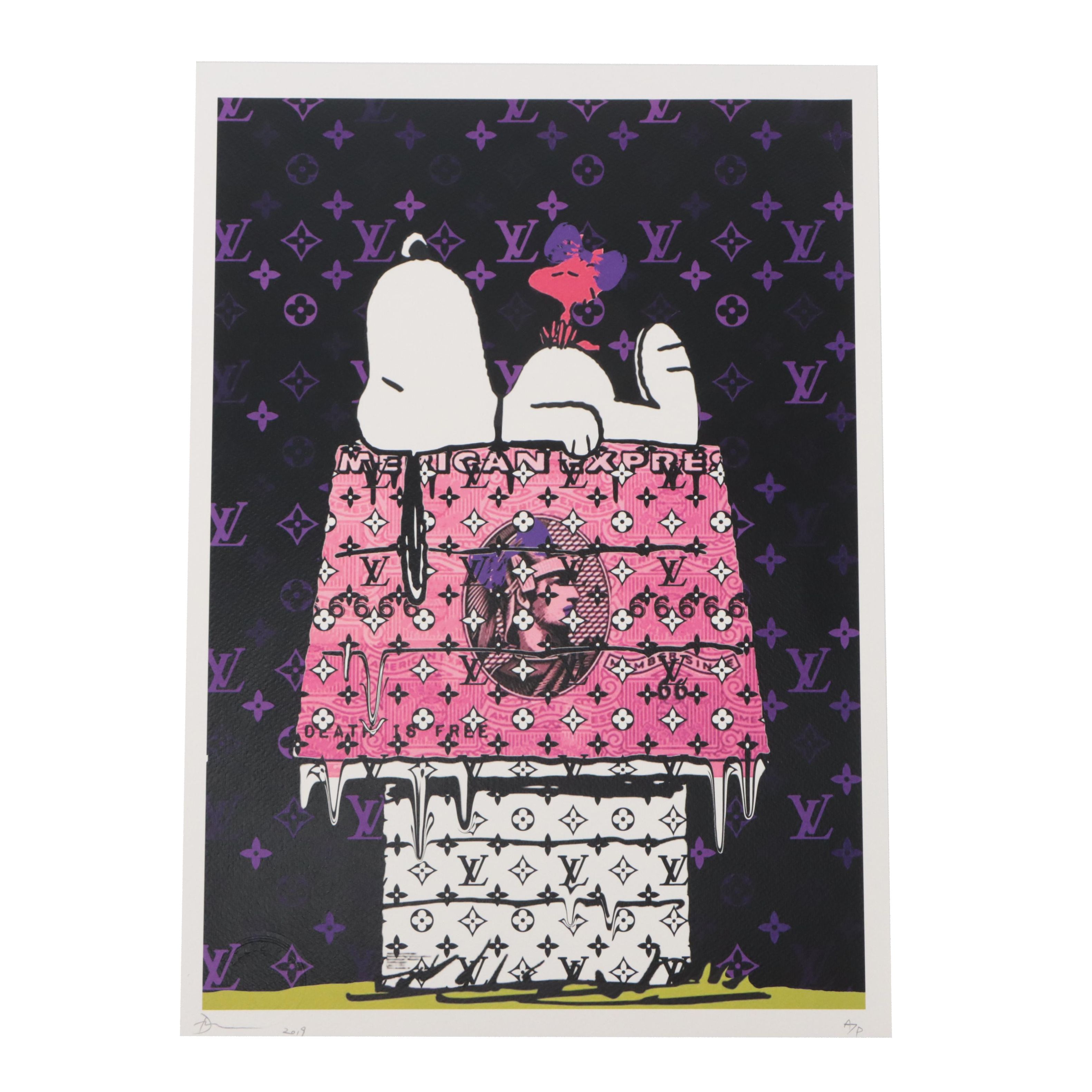 Death NYC Pop Art Offset Lithograph of Snoopy, 2019 | EBTH