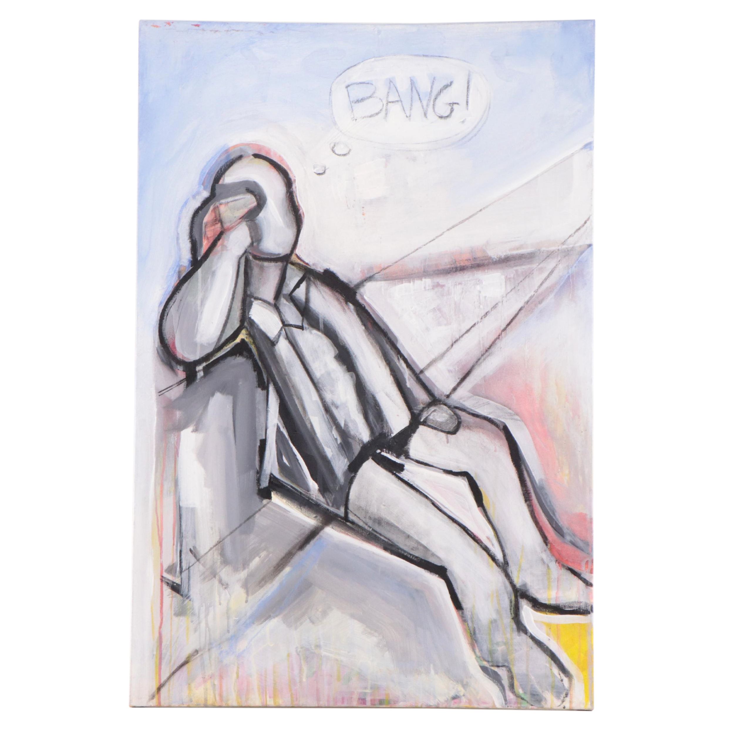 Aaron Feldman Figurative Painting | EBTH