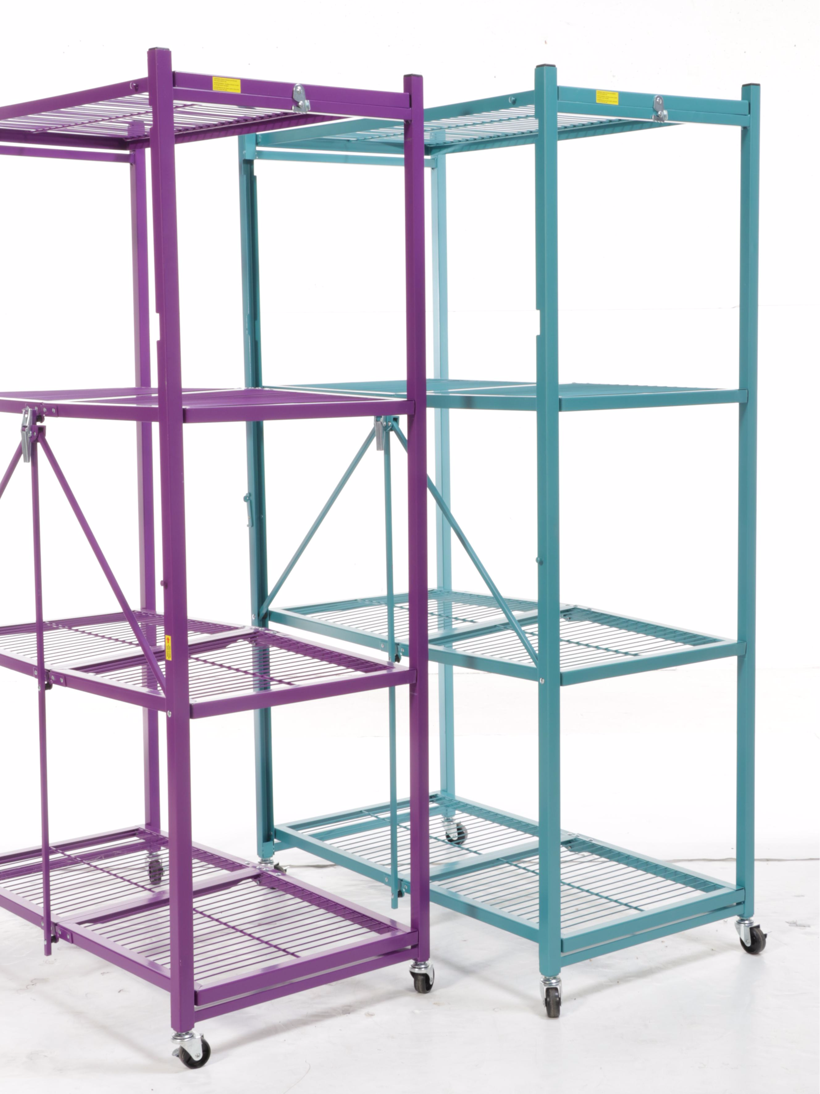 Origami Folding Metal Racks in Colors | EBTH