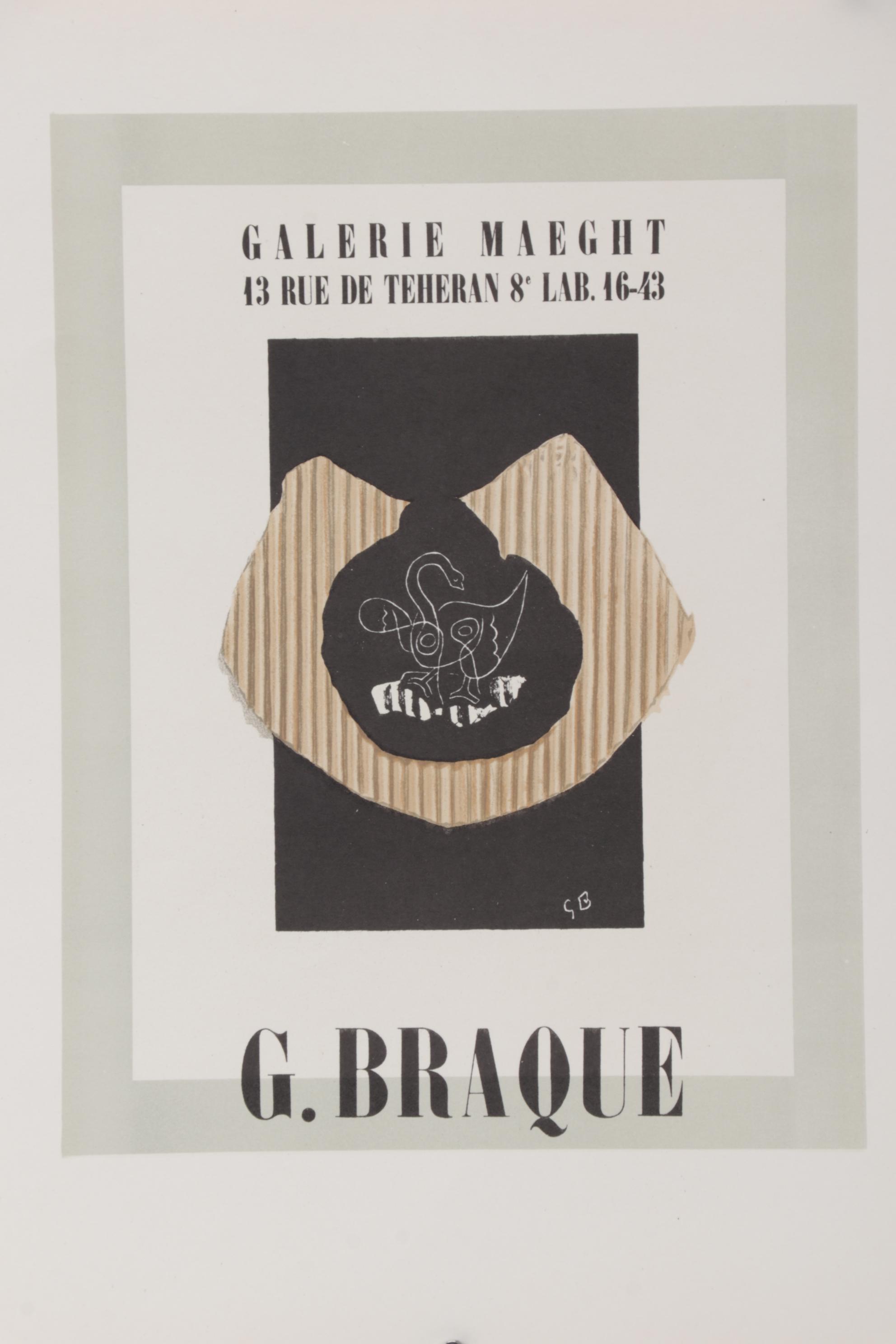 Color Lithograph After Georges Braque From "Art in Posters," 1959 | EBTH