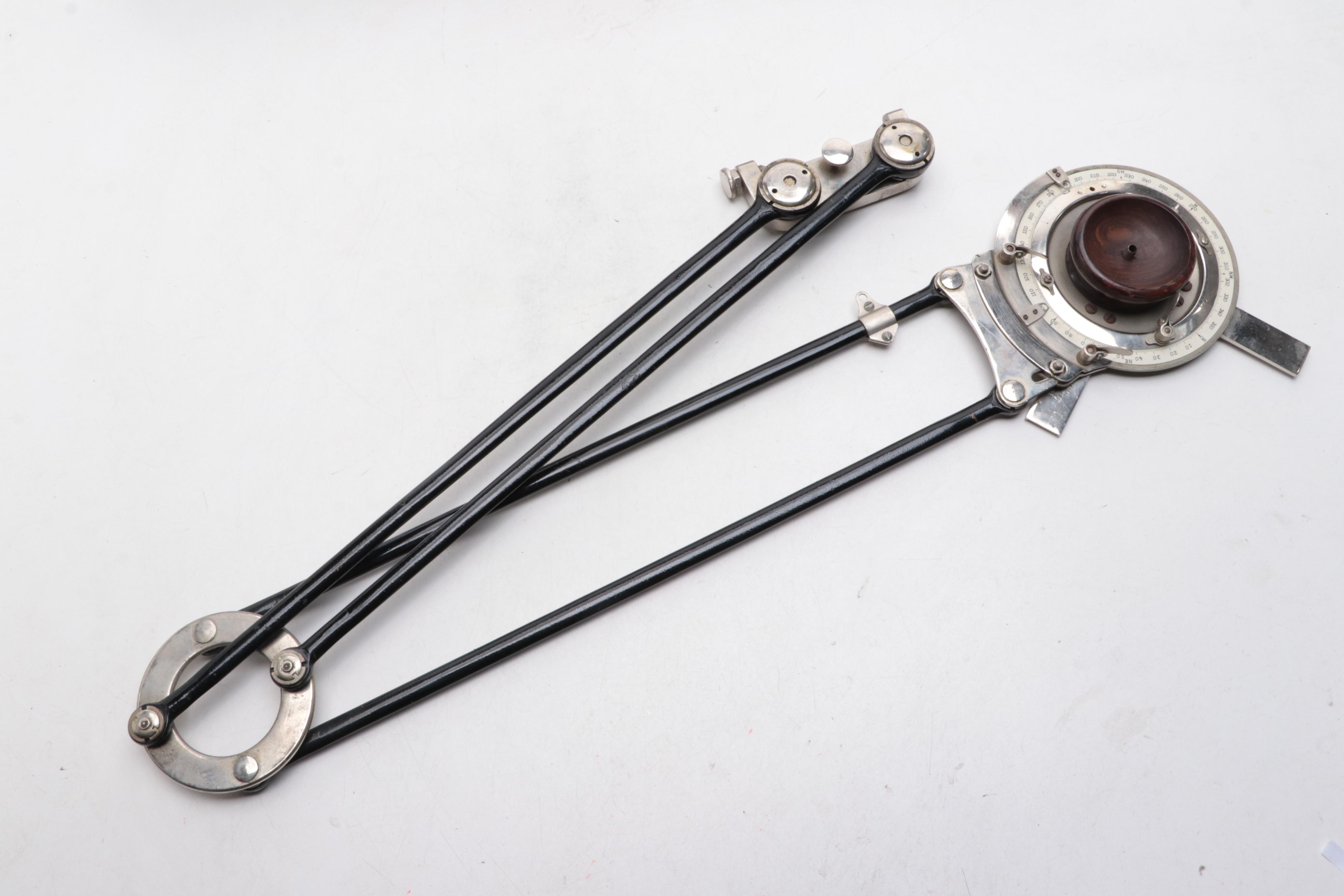 World War II Era U. S. Navy Parallel Plotter Drafting Machine, Mid-20th ...