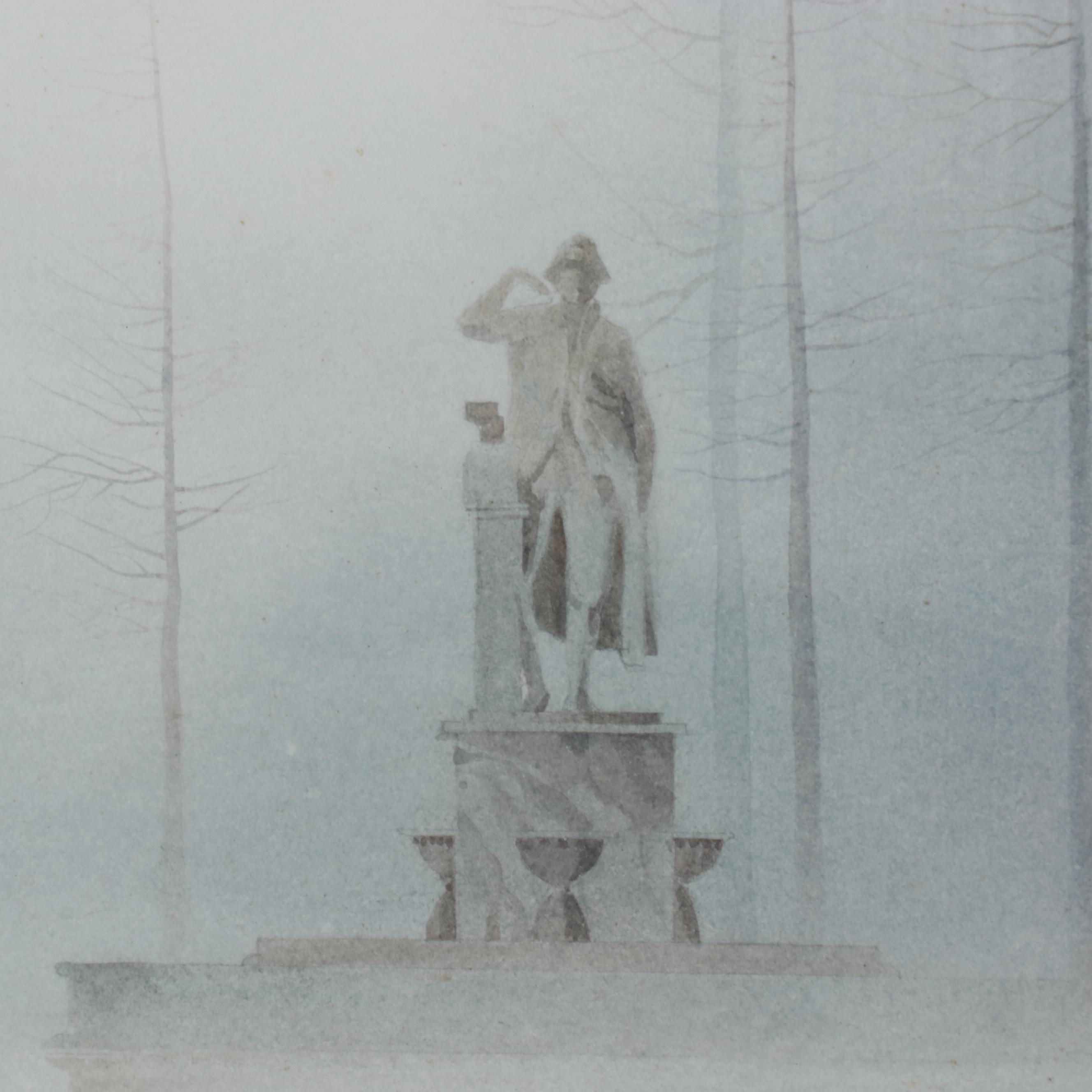 Wini Jones Watercolor Painting "A Walk in Statue Park," 1983 | EBTH