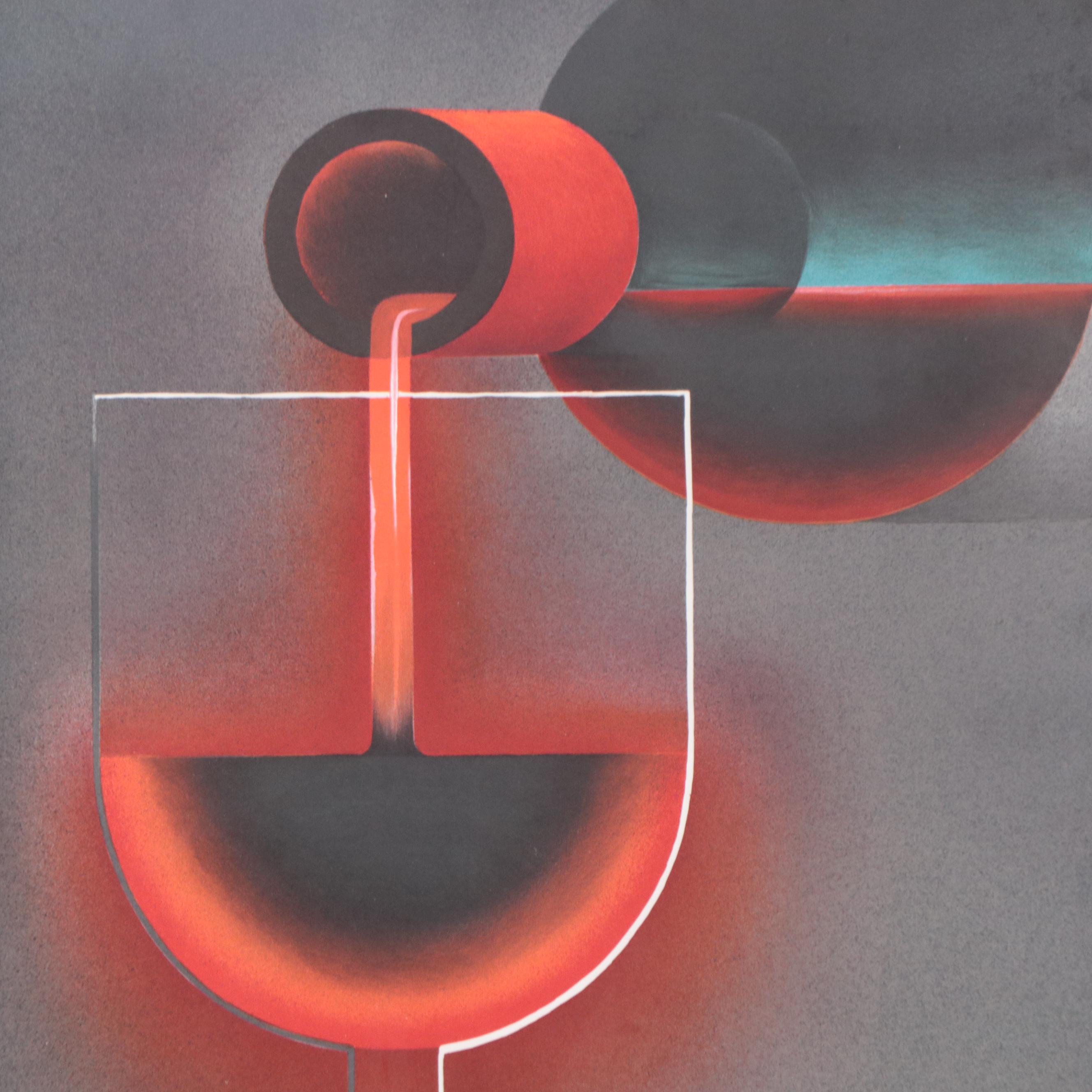 Lithograph Wine Poster After A. M. Cassandre "Nicolas," 1995 | EBTH