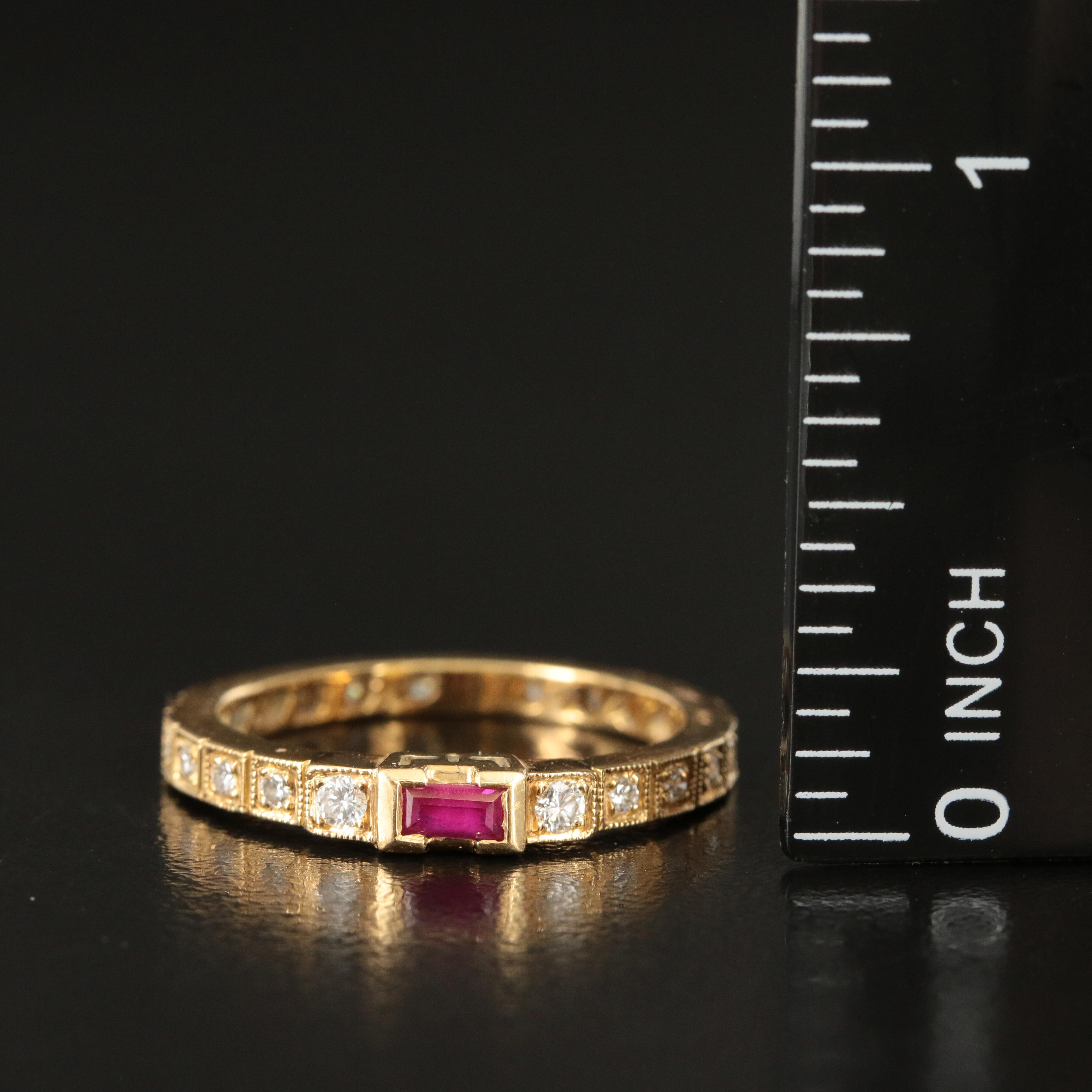 18K Ruby and Diamond Ring | EBTH