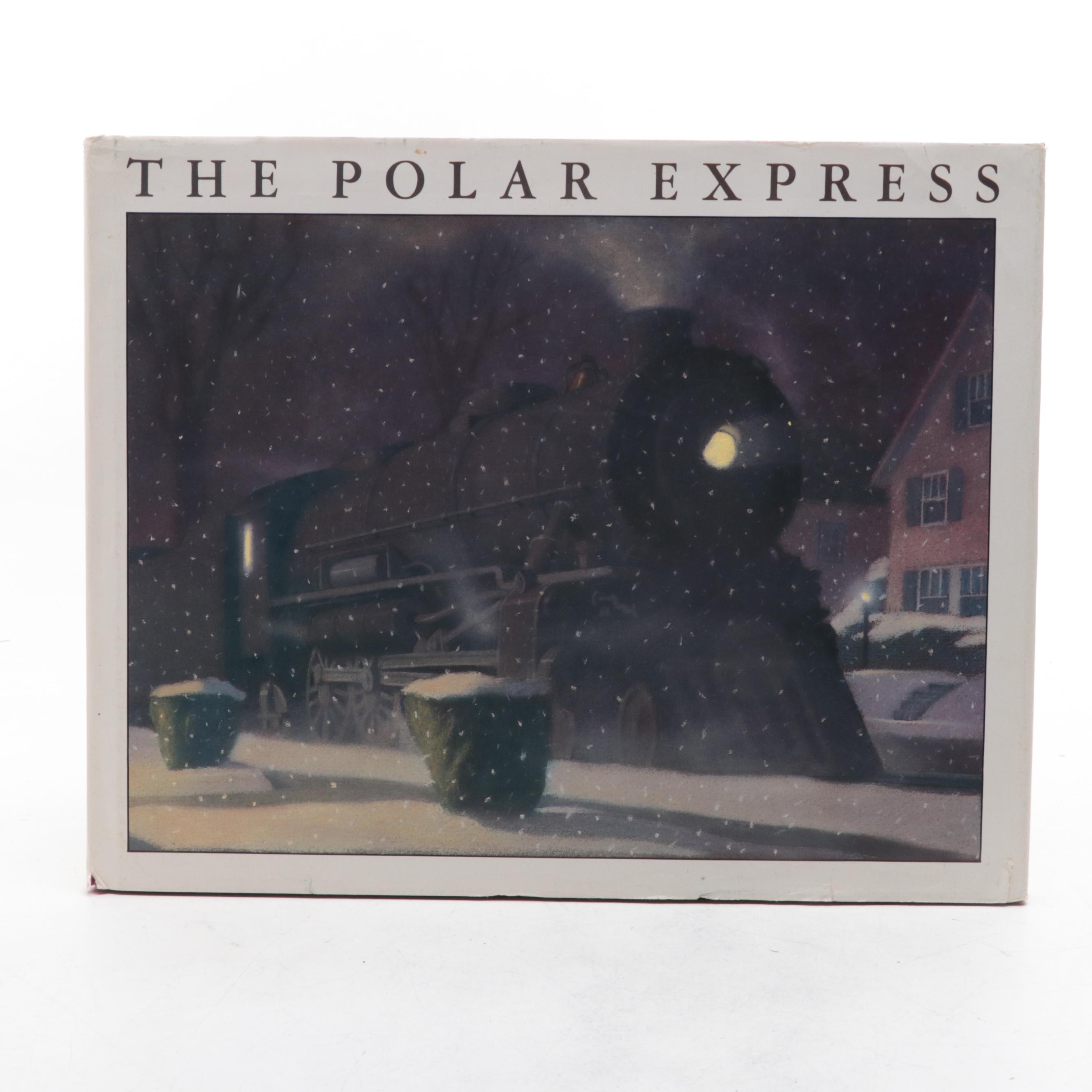 Signed "Jumanji" with Second Printing "The Polar Express" by Chris Van ...