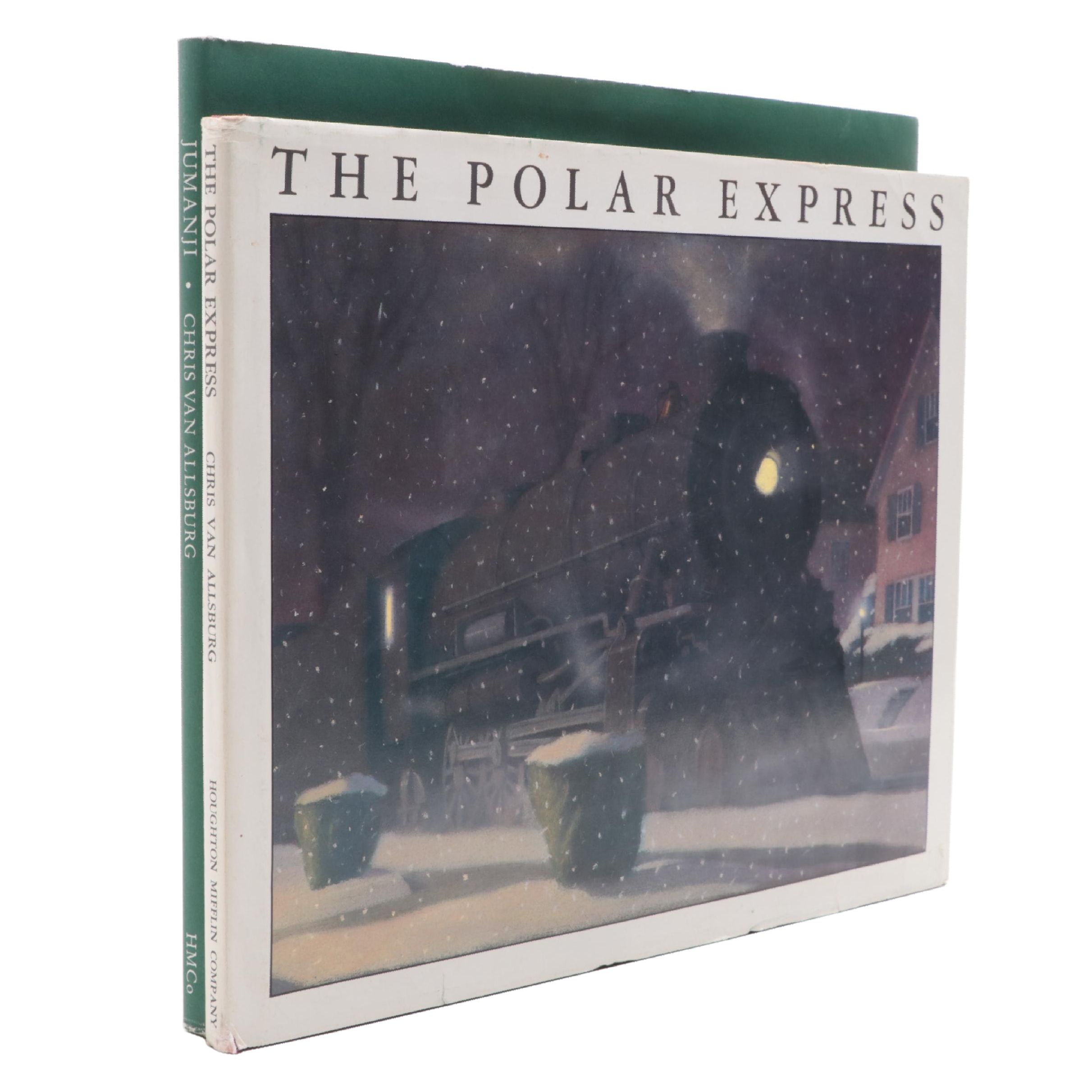 Signed "Jumanji" with Second Printing "The Polar Express" by Chris Van ...