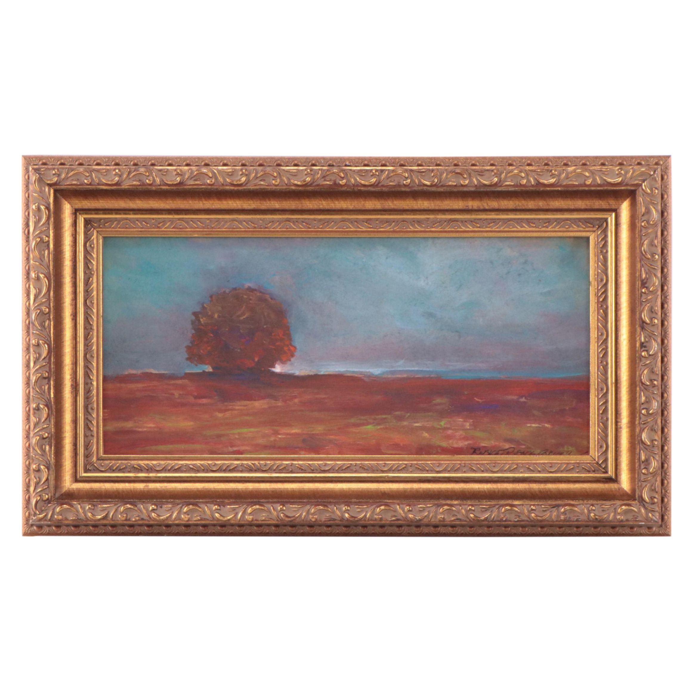 Robert Riddle Baker Acrylic Painting "The Rust of Evening," 2023 | EBTH
