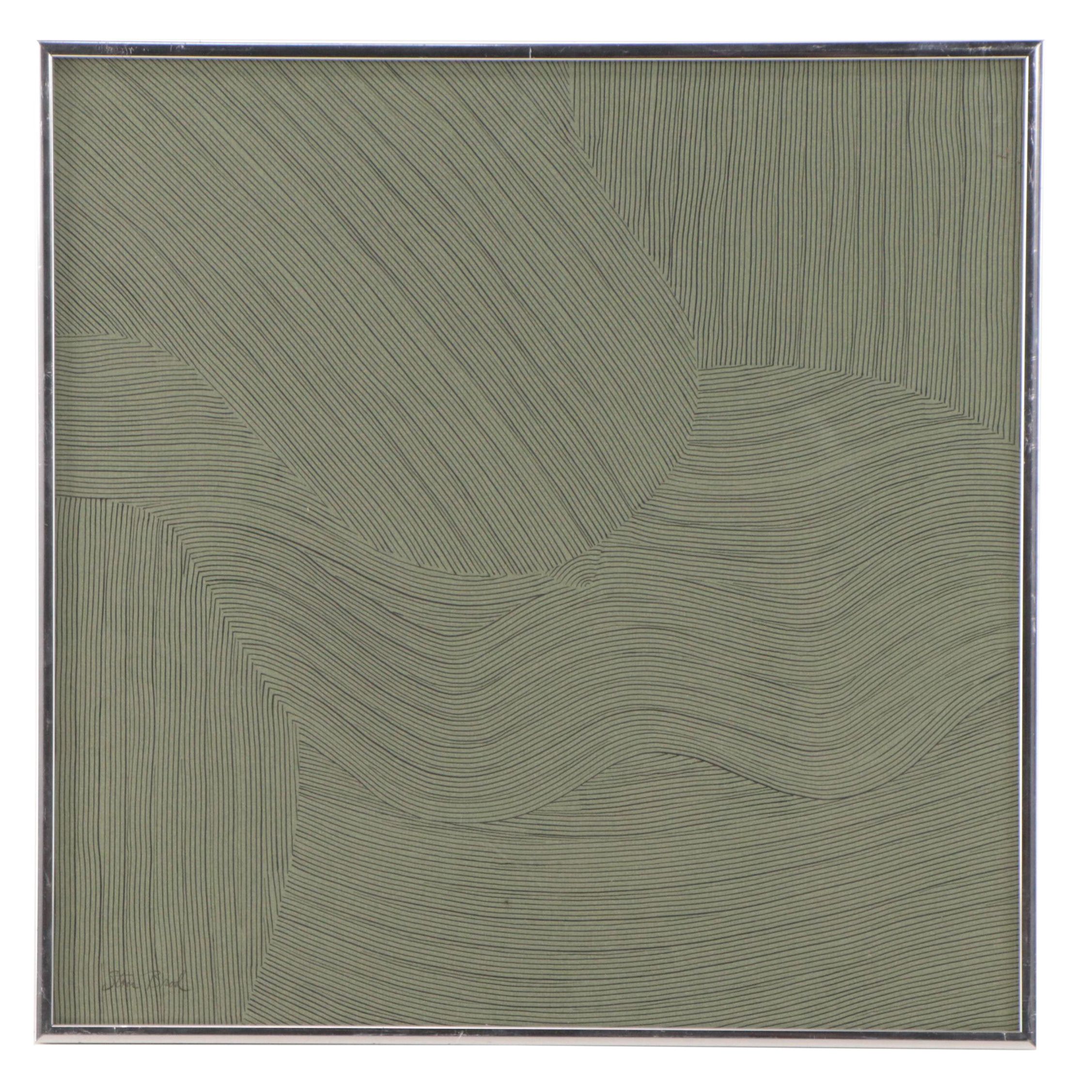 Stan Brod Abstract Ink Drawing "Top View" | Everything But The House