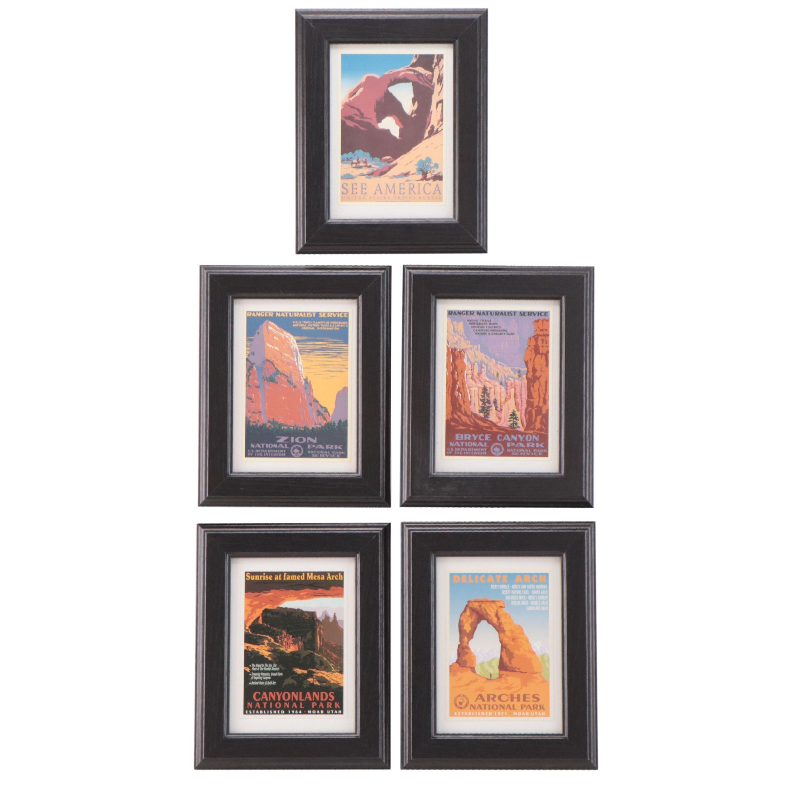 Offset Lithograph Reproductions of American National Parks Posters | EBTH
