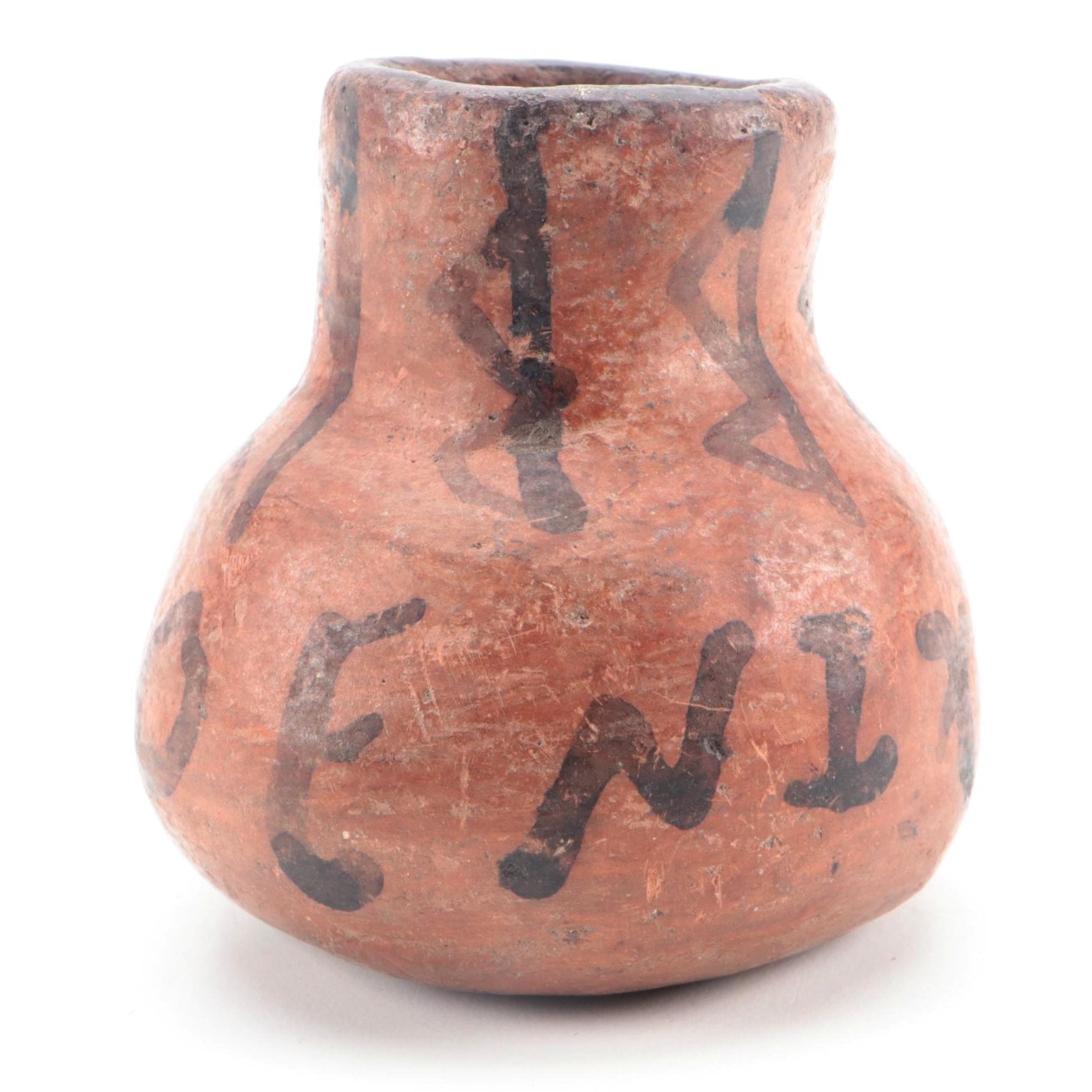 Antique Greco-Roman Earthenware Pottery With Hand Lettering | EBTH