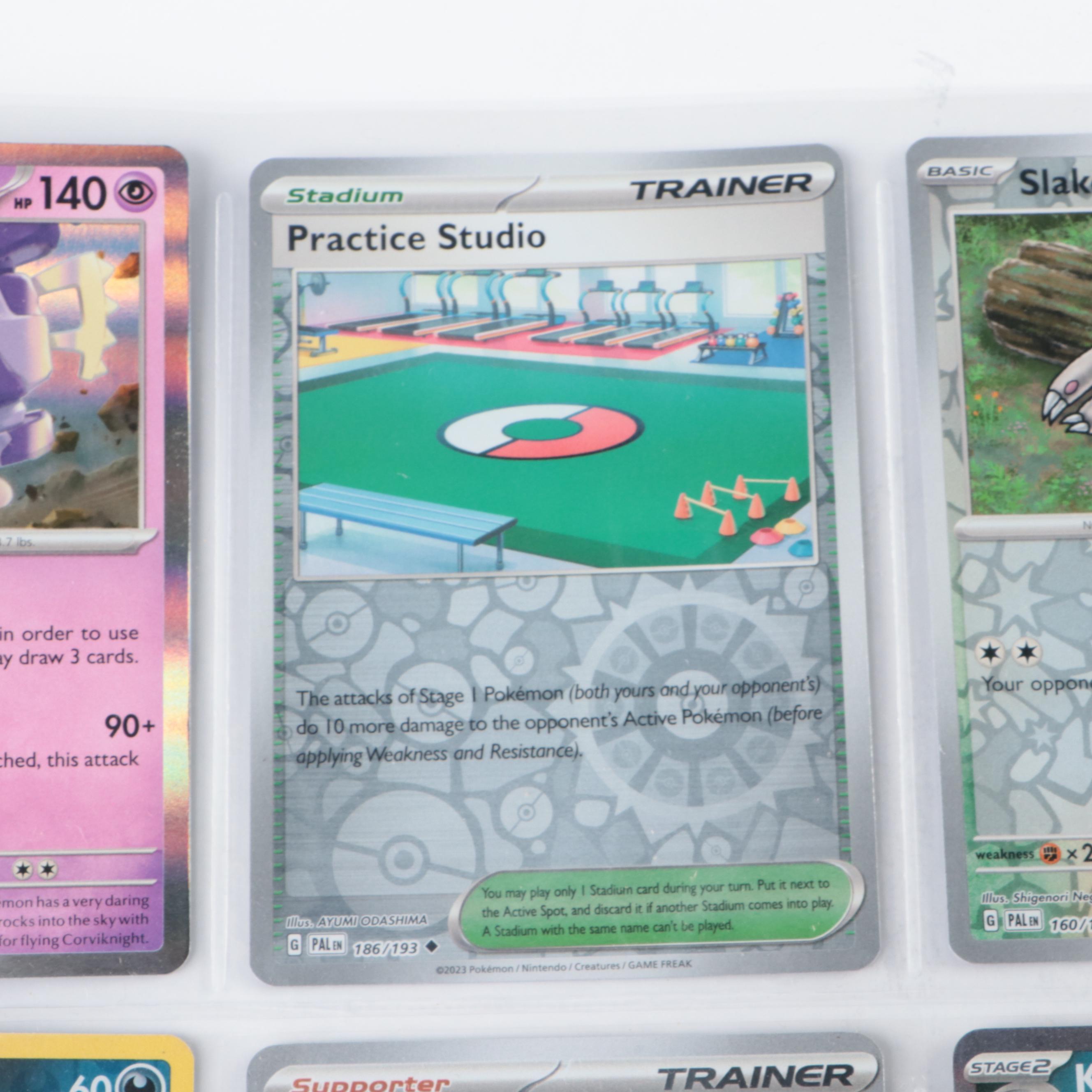 Pokémon Card Collection Featuring Grimmsnarl V Max, Falinks V, and More ...