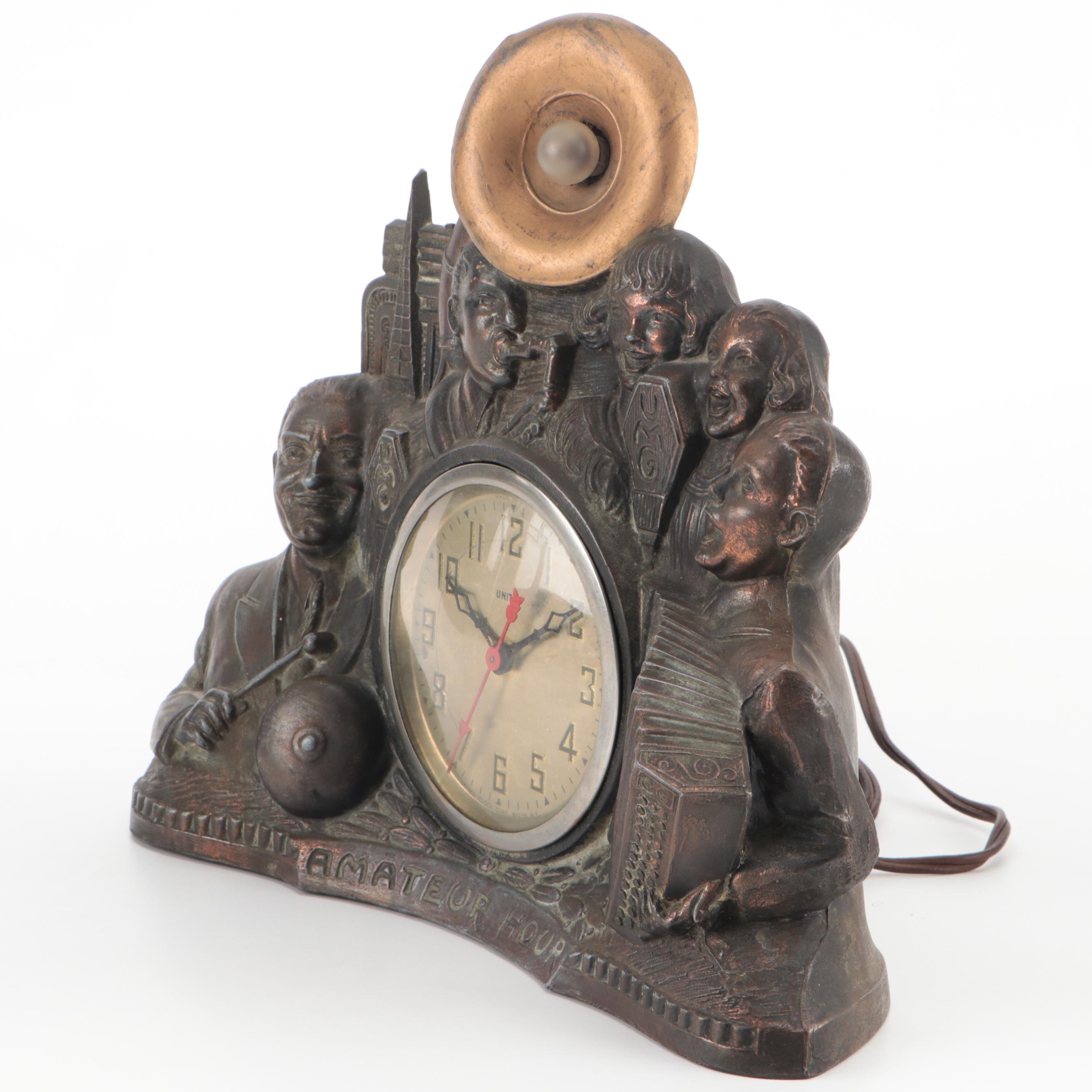 Major Bowes Amateur Hour Radio Show Promotional Clock | EBTH