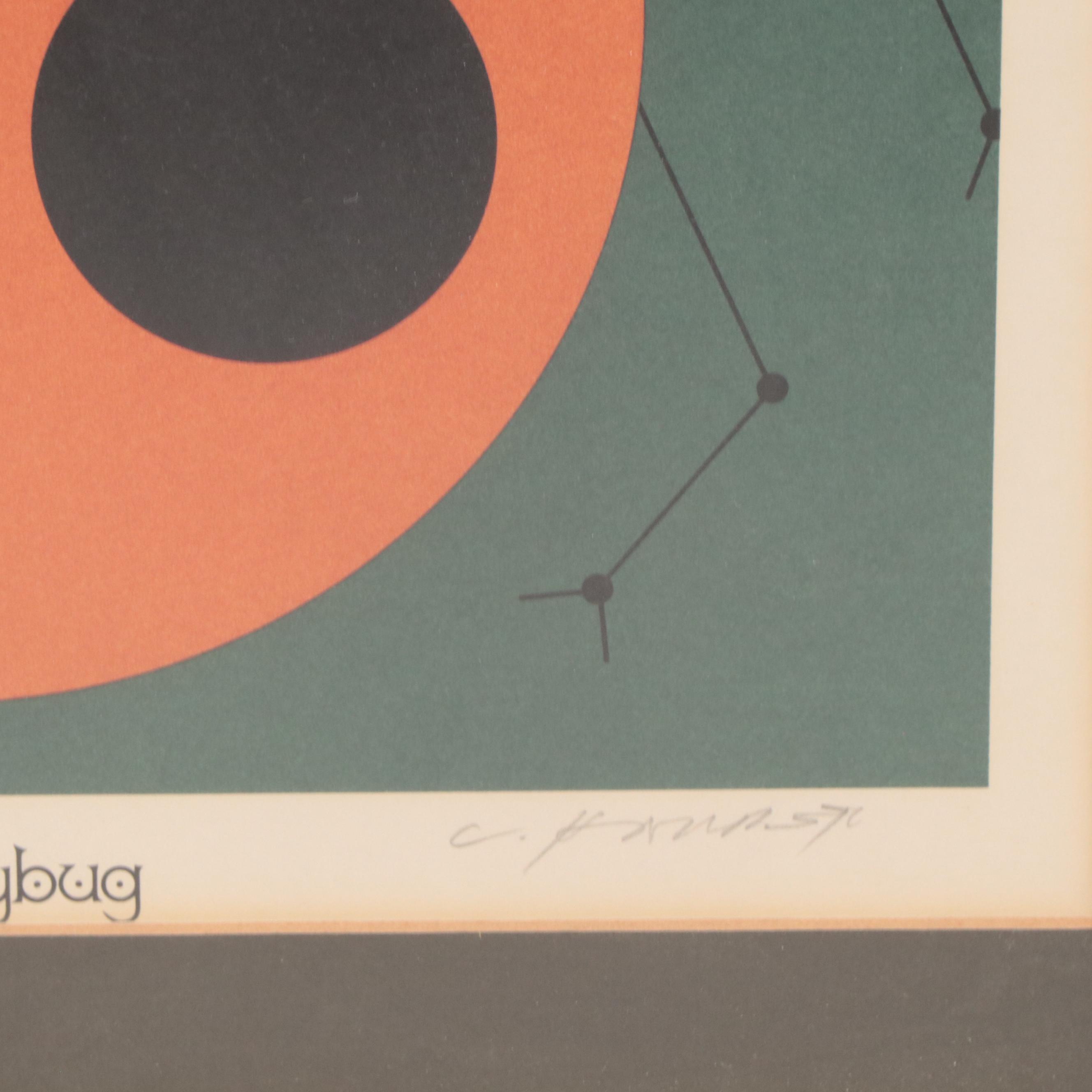 Charley Harper Lithograph "Ladybug" | EBTH