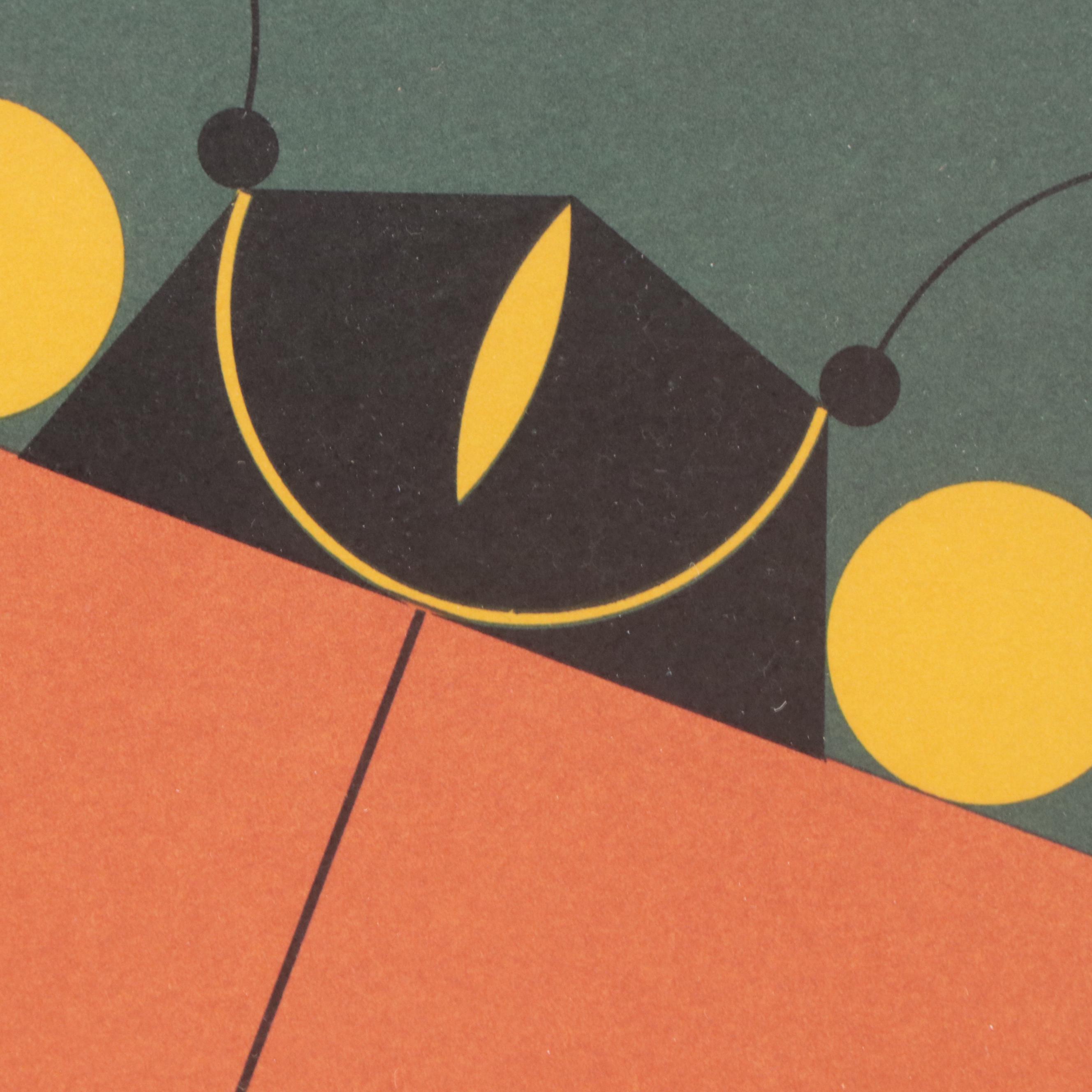 Charley Harper Lithograph "Ladybug" | EBTH