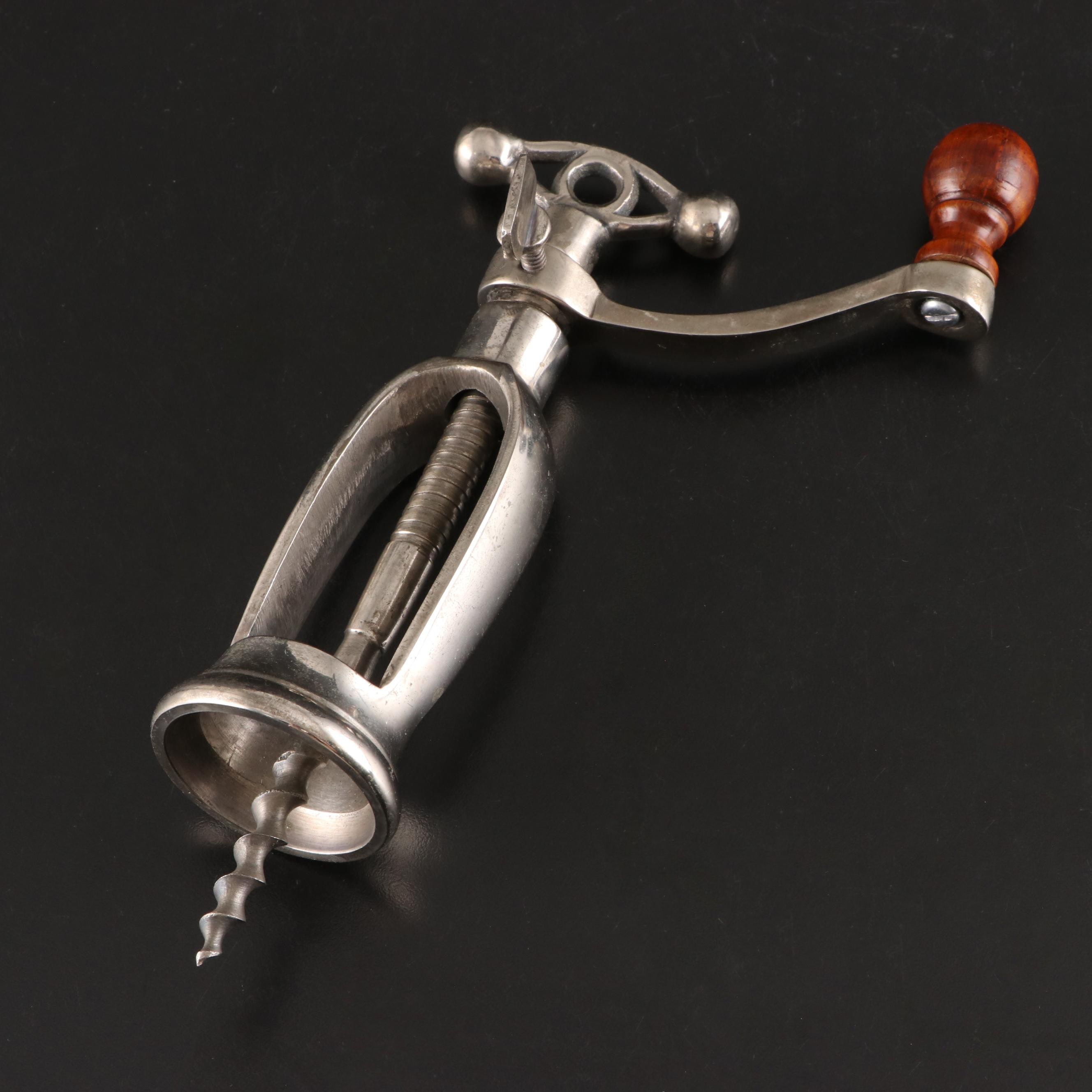 Jacques Pérille "Manivelle" Corkscrew, Late 19th / Early 20th Century ...