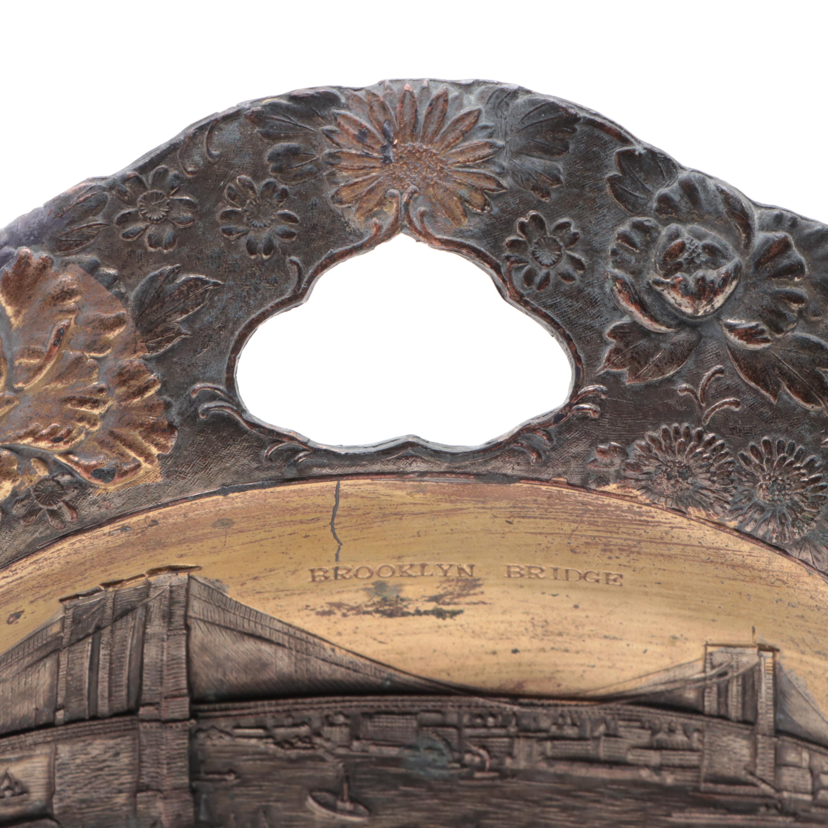 A.C.Bosselman & Co. Metal New York Souvenir Silent Butler, Early 20th ...