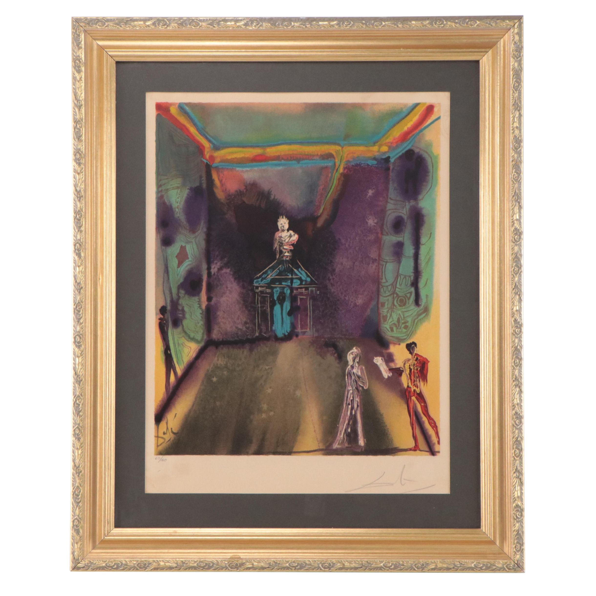 Salvador Dalí Color Lithograph "Cecile Receives Germeuil's Letter" | EBTH