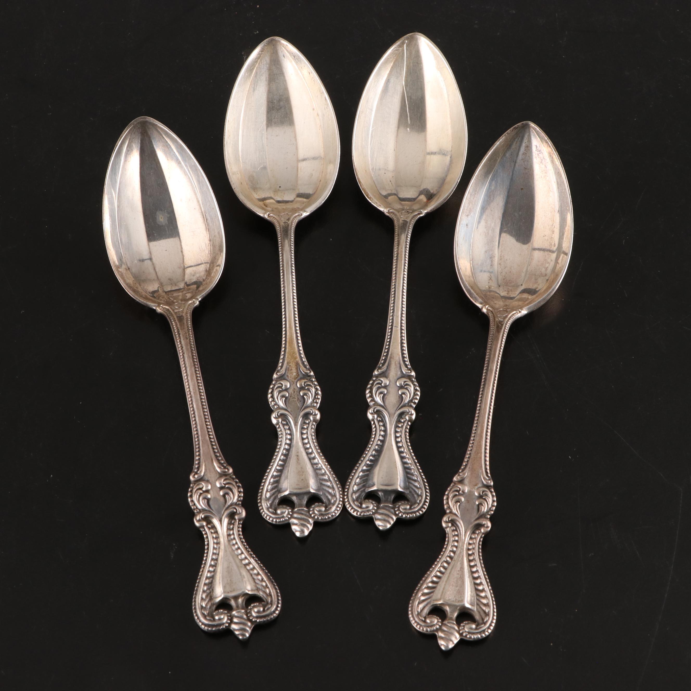 Towle "Old Colonial" Teaspoons with Portmeirion Novelty Teapot and ...